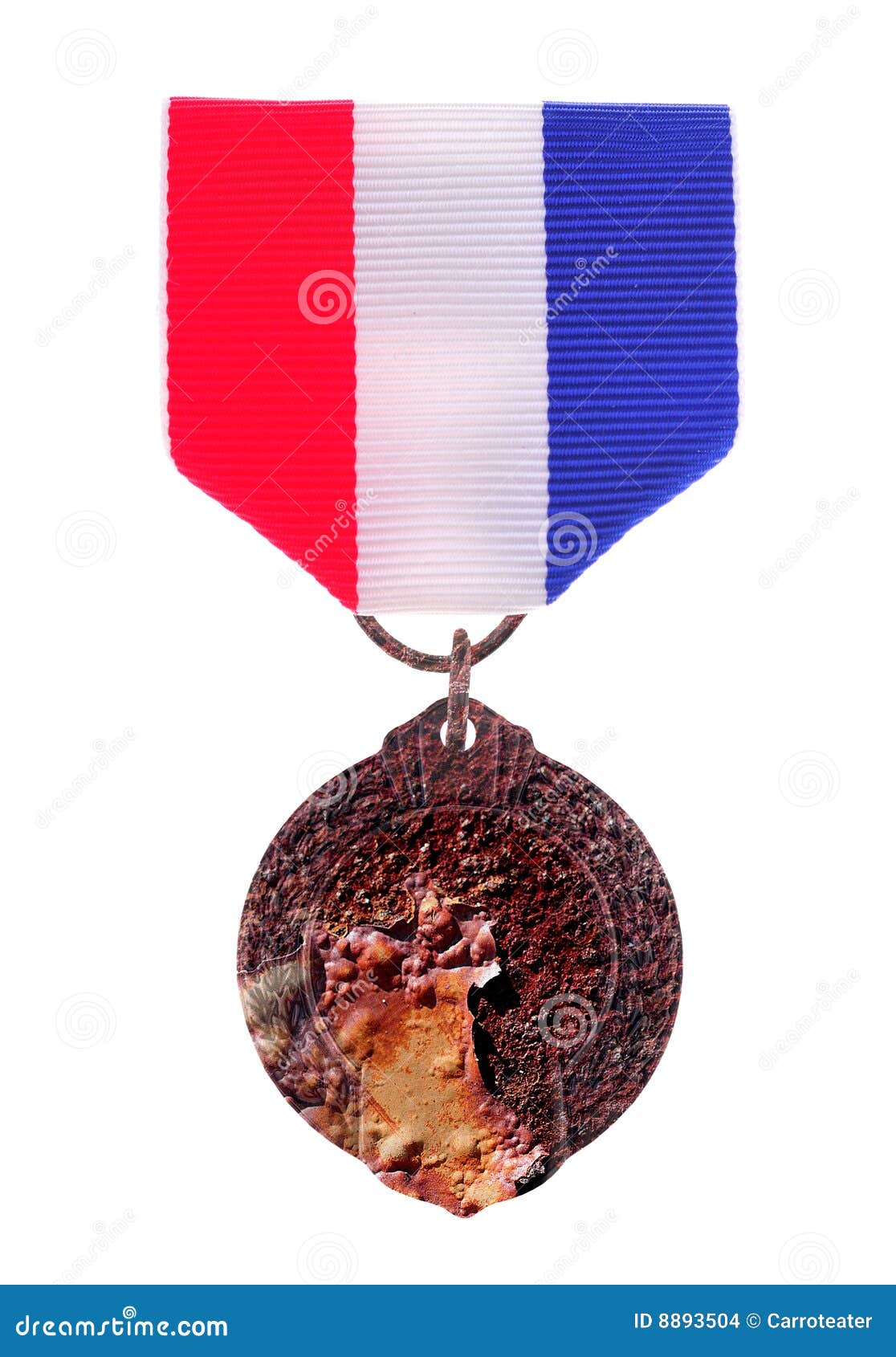 Rusted medal of honor stock photo. Image of medal, award - 8893504
