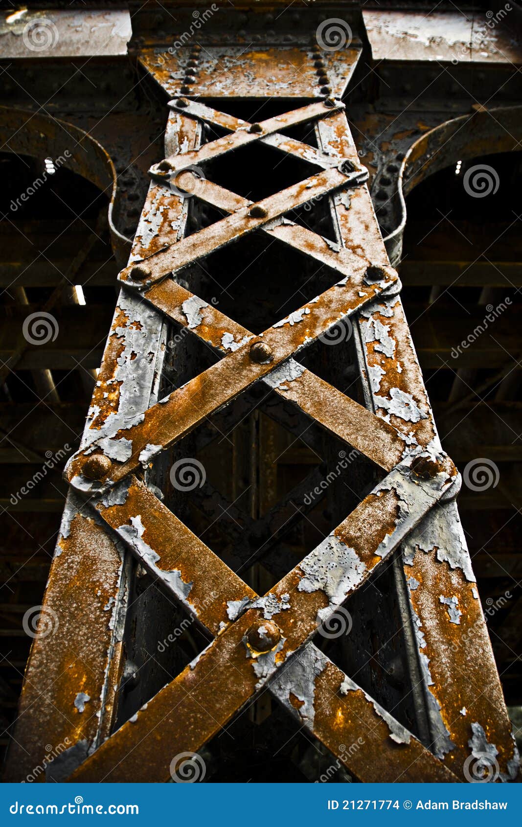 Rusted Metal stock photo. Image of bridge, tracks, metal - 21271774