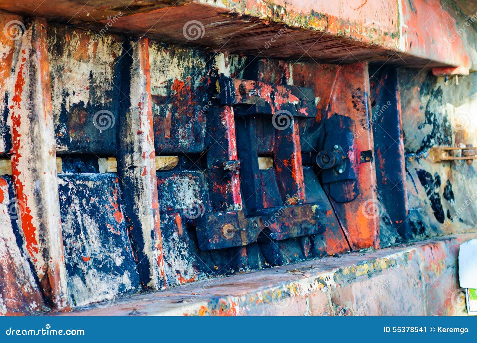 Rusted Metal Boat stock image. Image of scenery, beautiful - 55378541