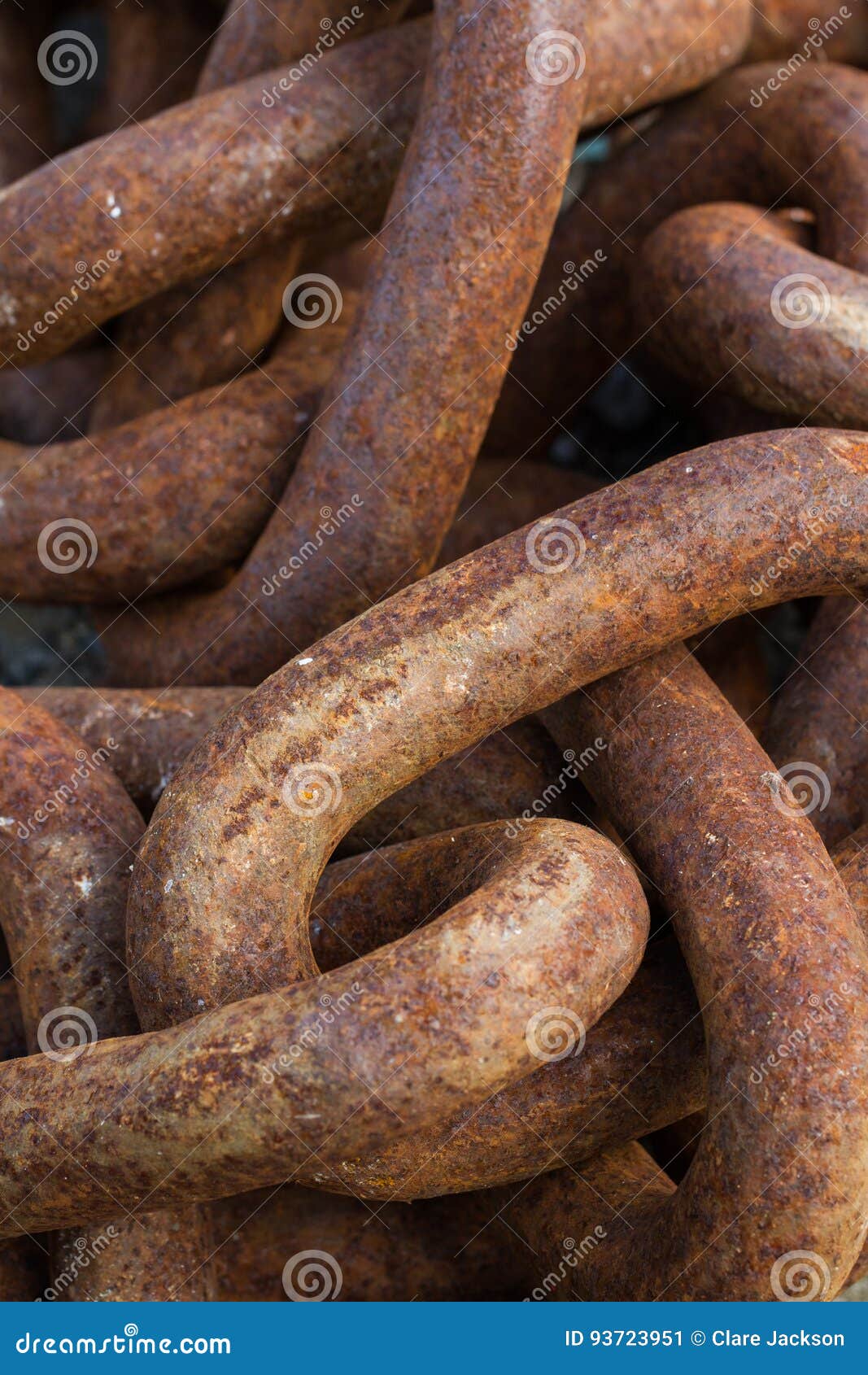 Rusted Metal Chains stock image. Image of chains, full - 93723951