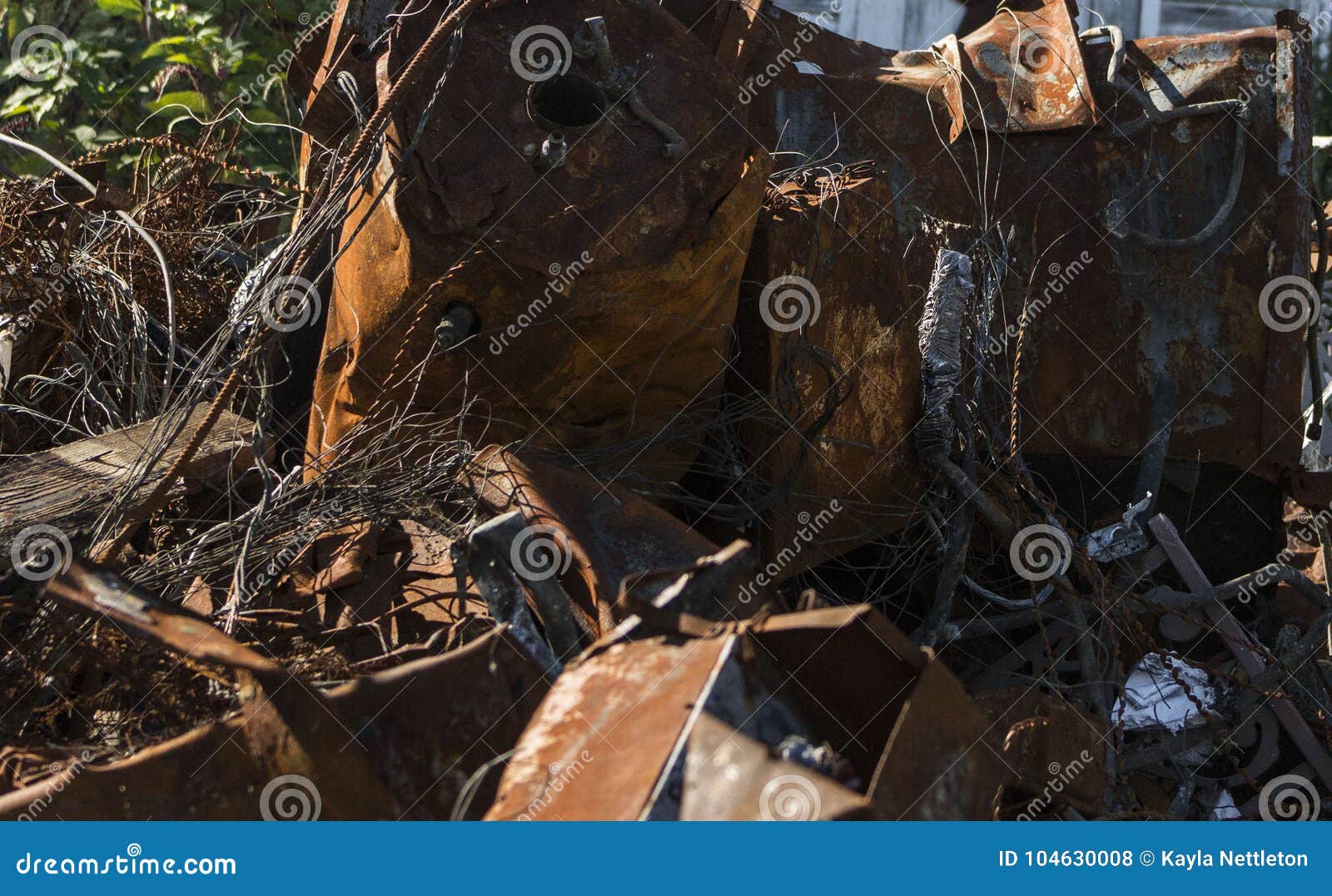 Rusted metal from fire stock photo. Image of barn, black - 104630008