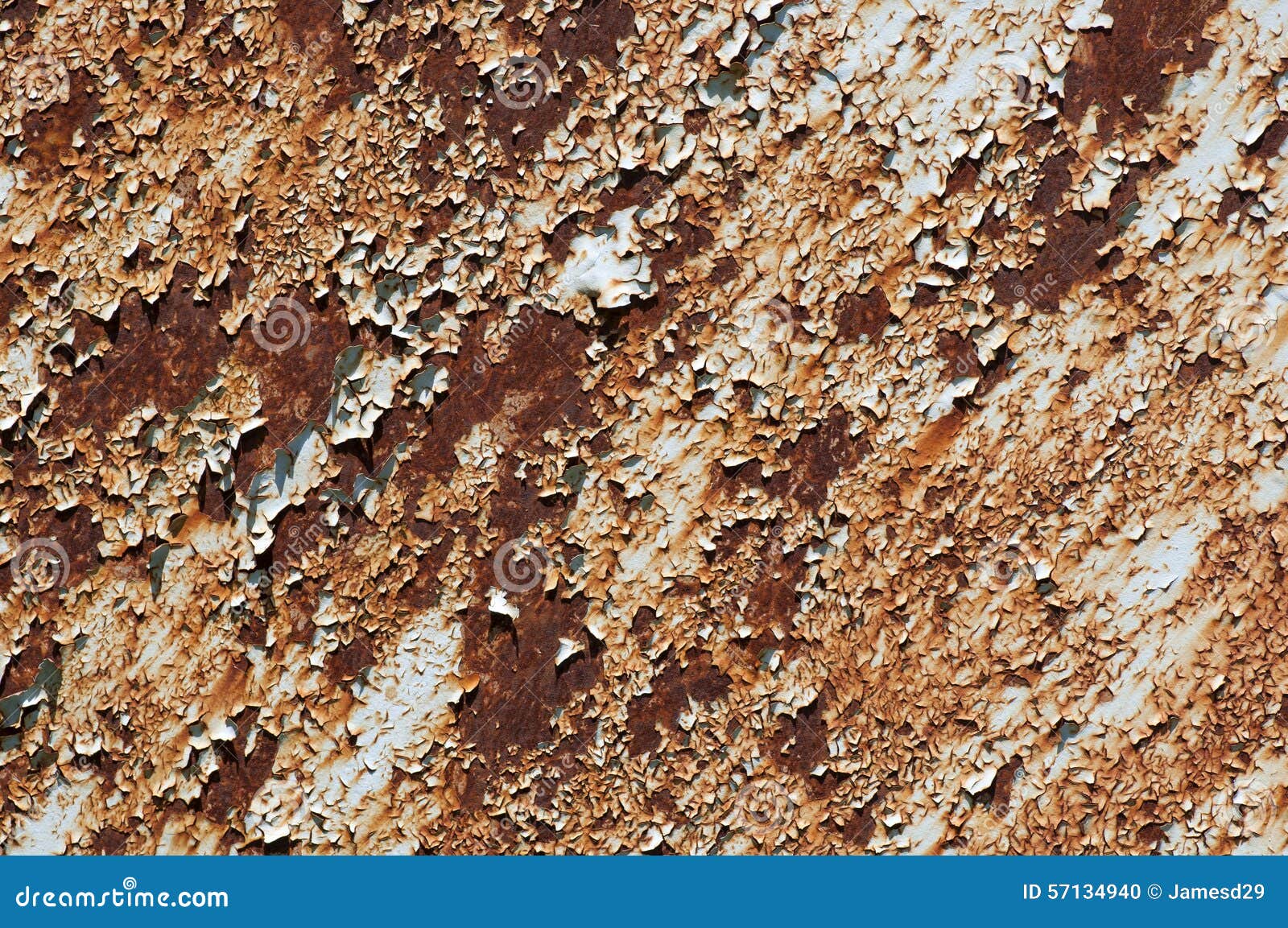 Rusted Metal and Flaky Paint Stock Photo - Image of obsolete, leak ...