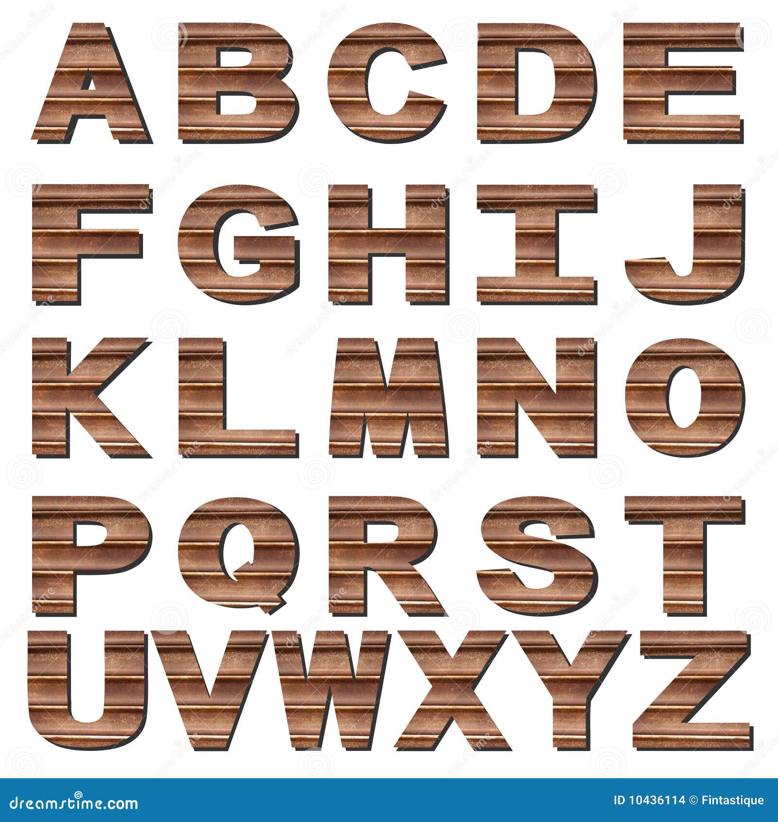 Rusted metal font stock illustration. Illustration of symbol - 10436114