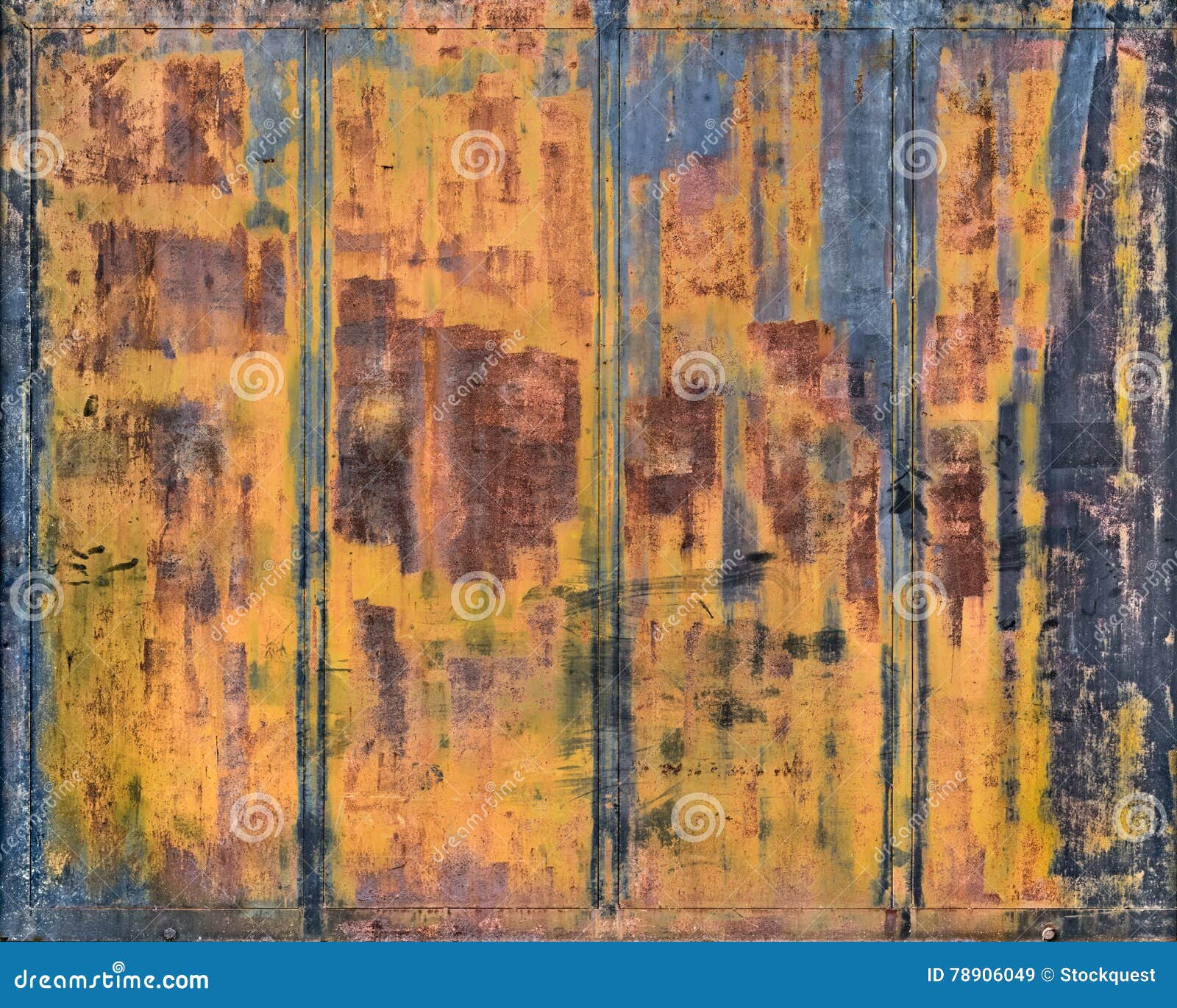 Rusted Metal Gate stock image. Image of entrance, metallic - 78906049