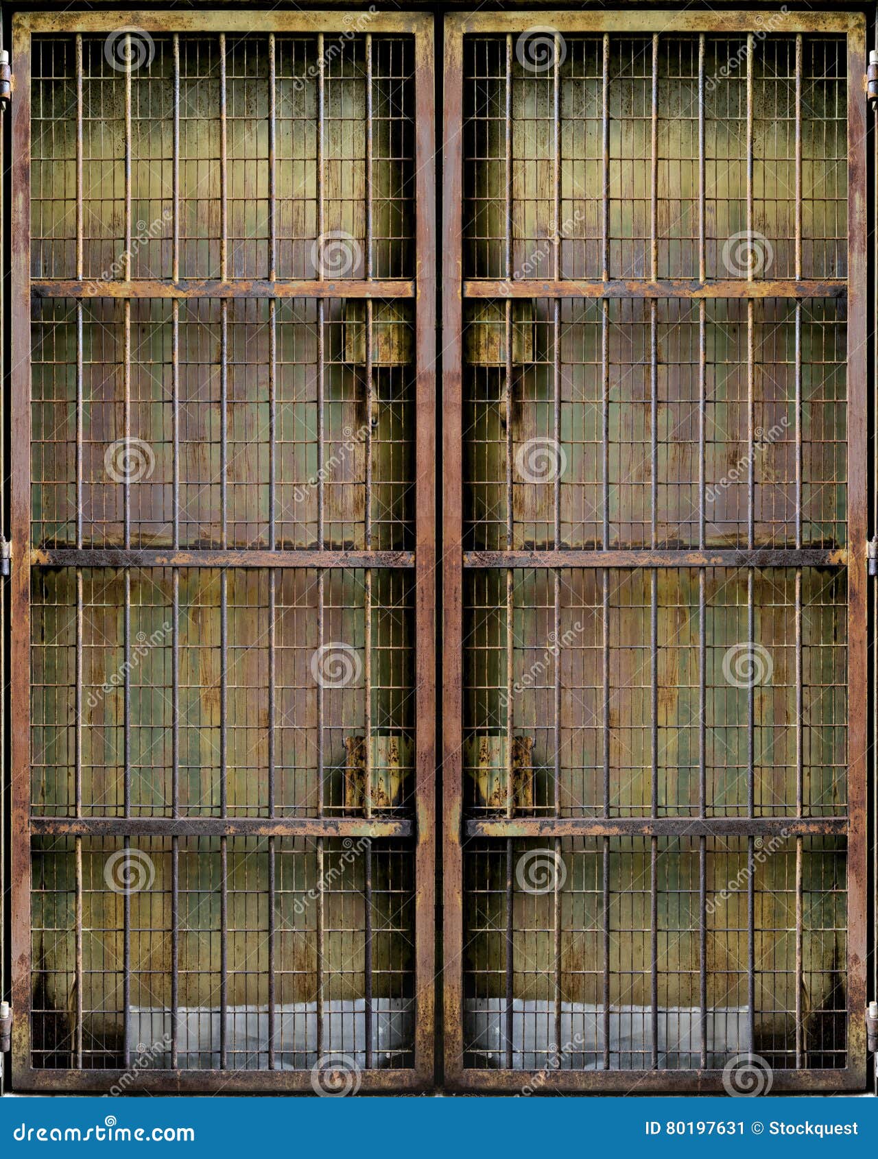 Rusted Metal Gate stock image. Image of frame, metallic - 80197631