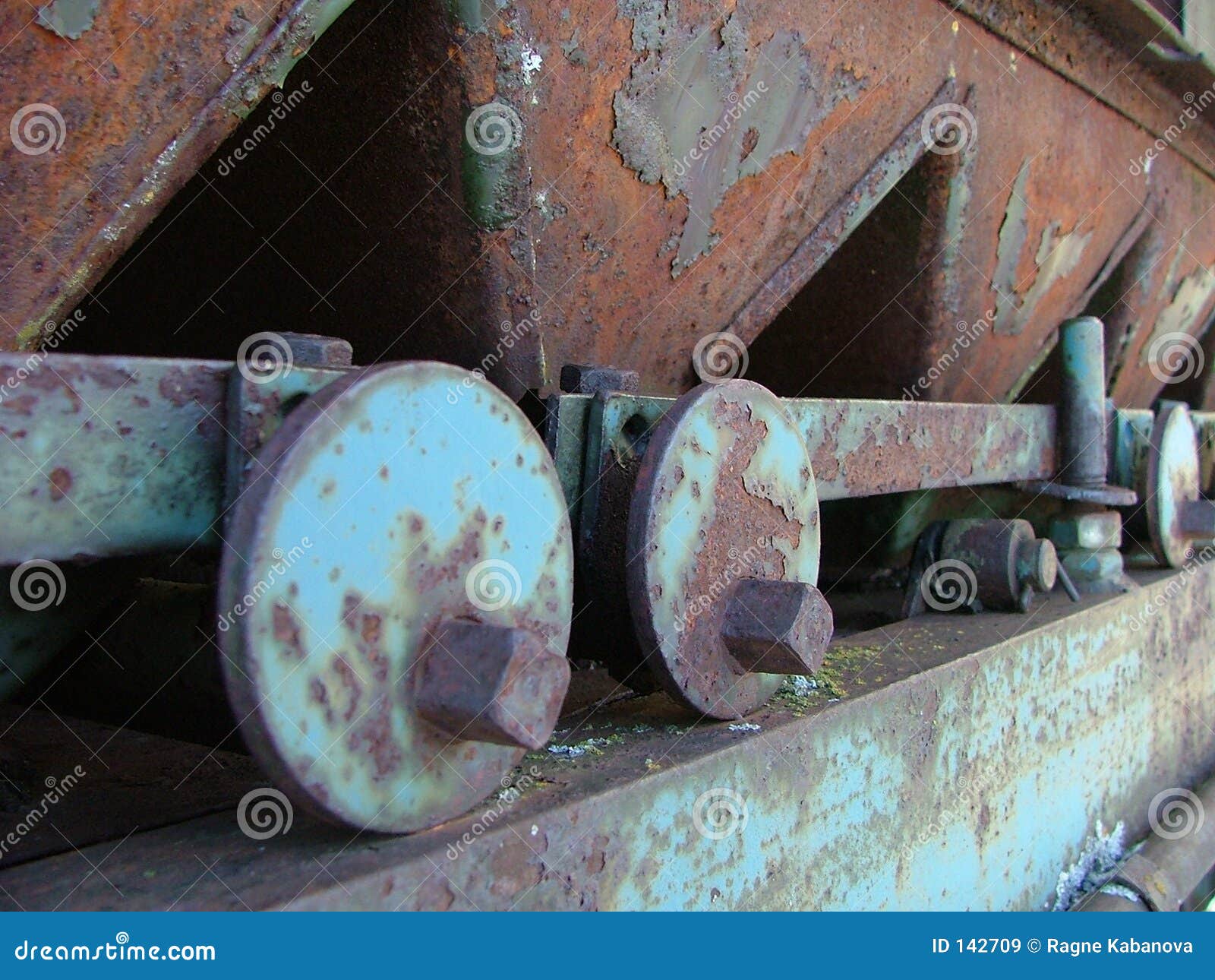 Rusted metal machine stock image. Image of flaking, discolouration - 142709