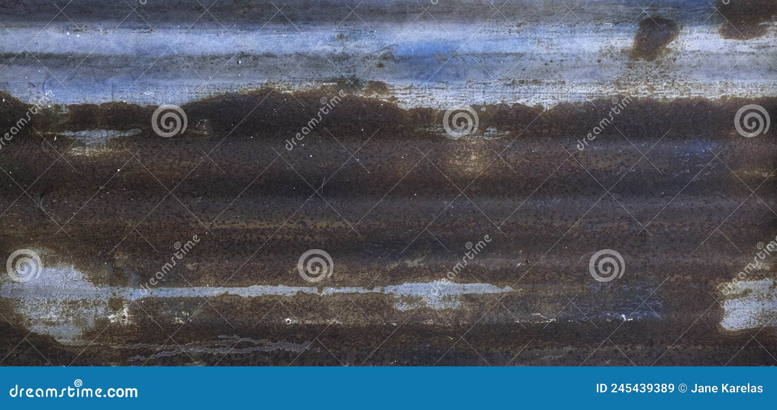 Rusted Metal Panel Background Texture Stock Image - Image of chrome ...