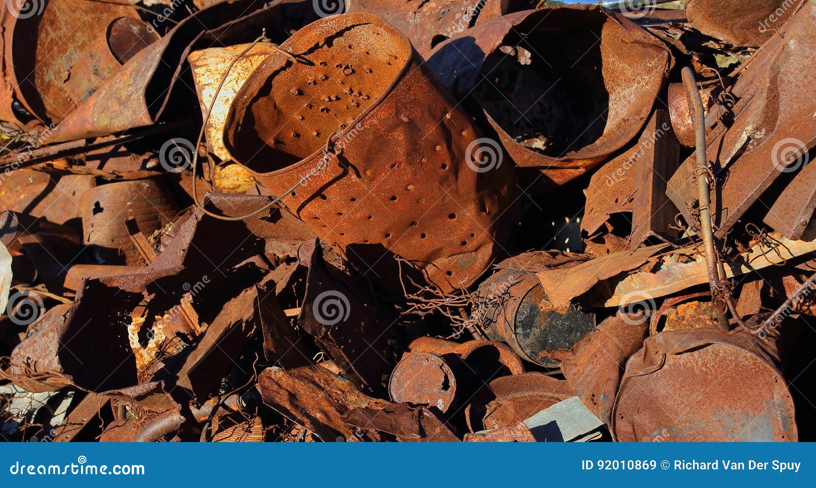 Rusted metal stock image. Image of landscape, useless - 92010869