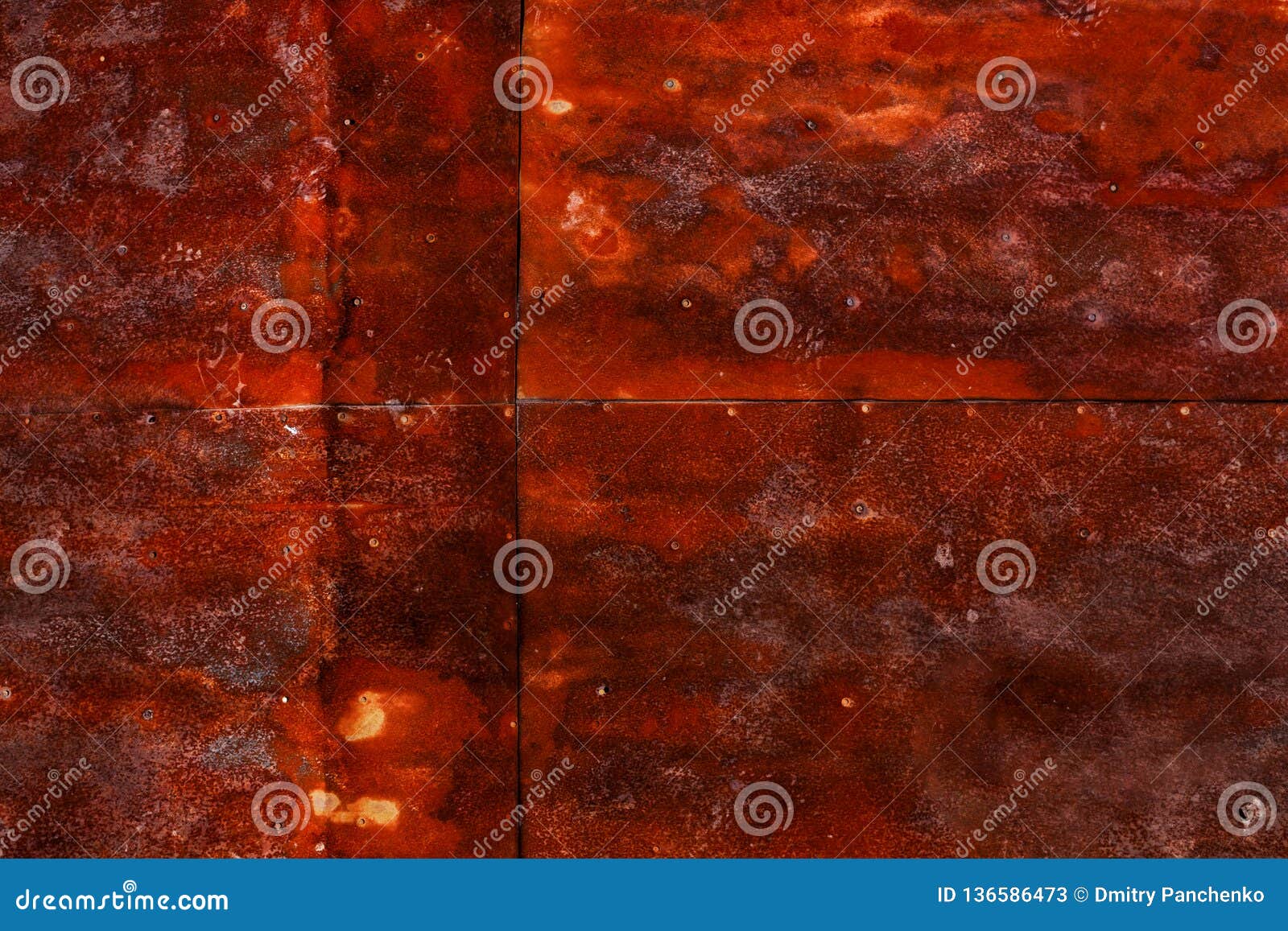 Rusted Metal Plate Close Up Stock Image - Image of aluminium, heavy ...