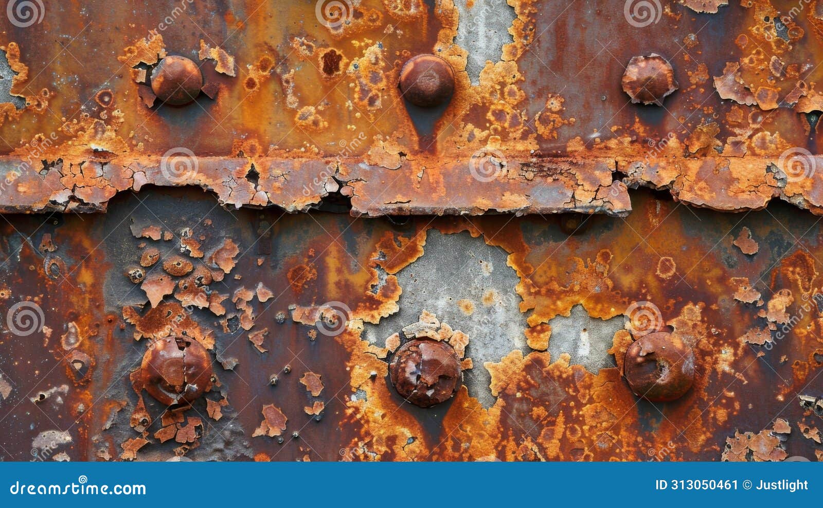 A Rusted Metal Structure Slowly Eroding and Crumbling Under the ...