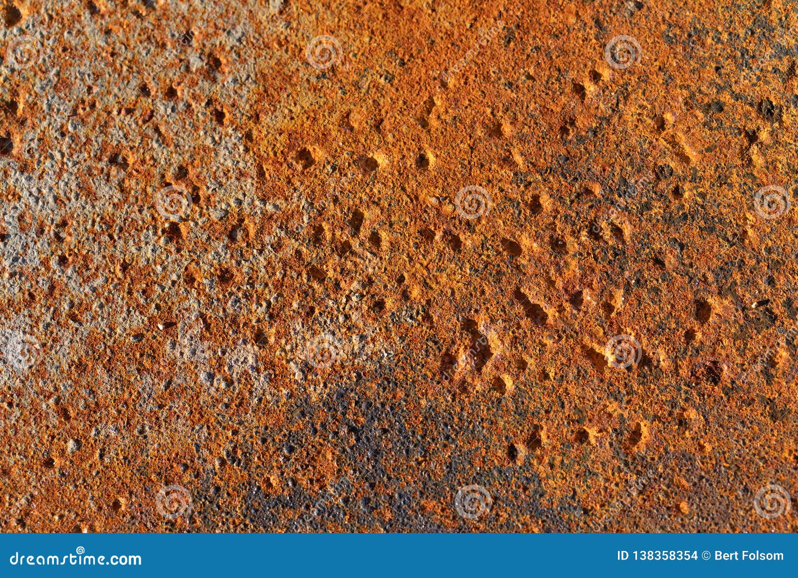 Rusted Metal Surface in the Early Morning Light Stock Photo - Image of ...