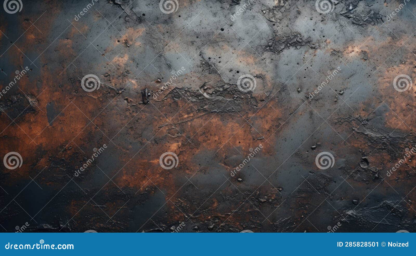 Rusted Metal Texture Background Stock Illustration - Illustration of ...