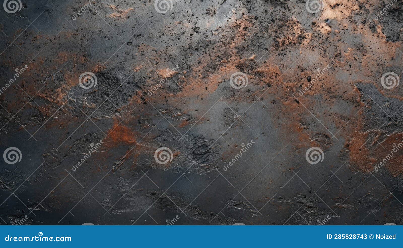 Rusted Metal Texture Background Stock Illustration - Illustration of ...