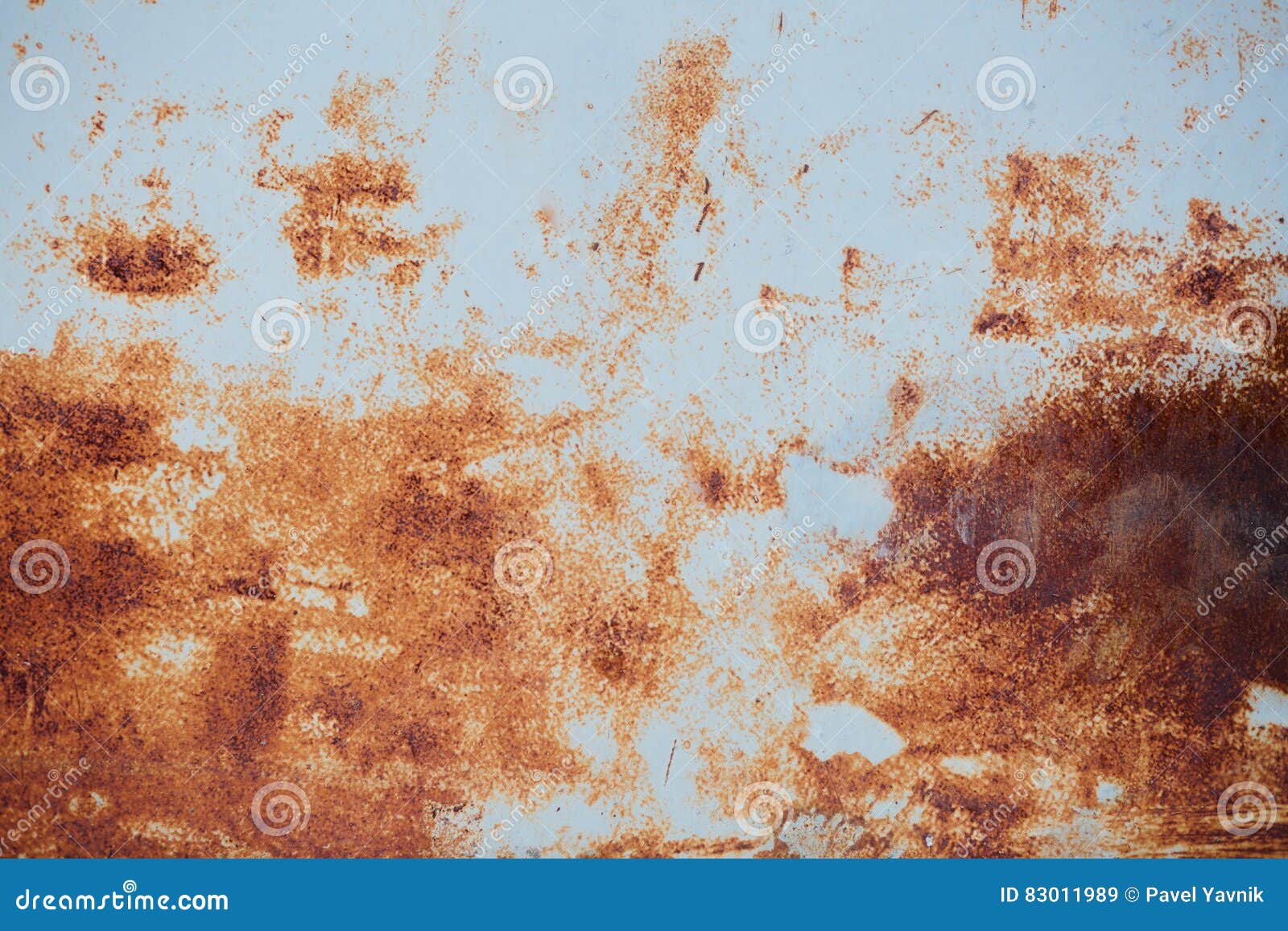 Rusted Metal Texture, Blue Paint Stock Image - Image of industrial ...