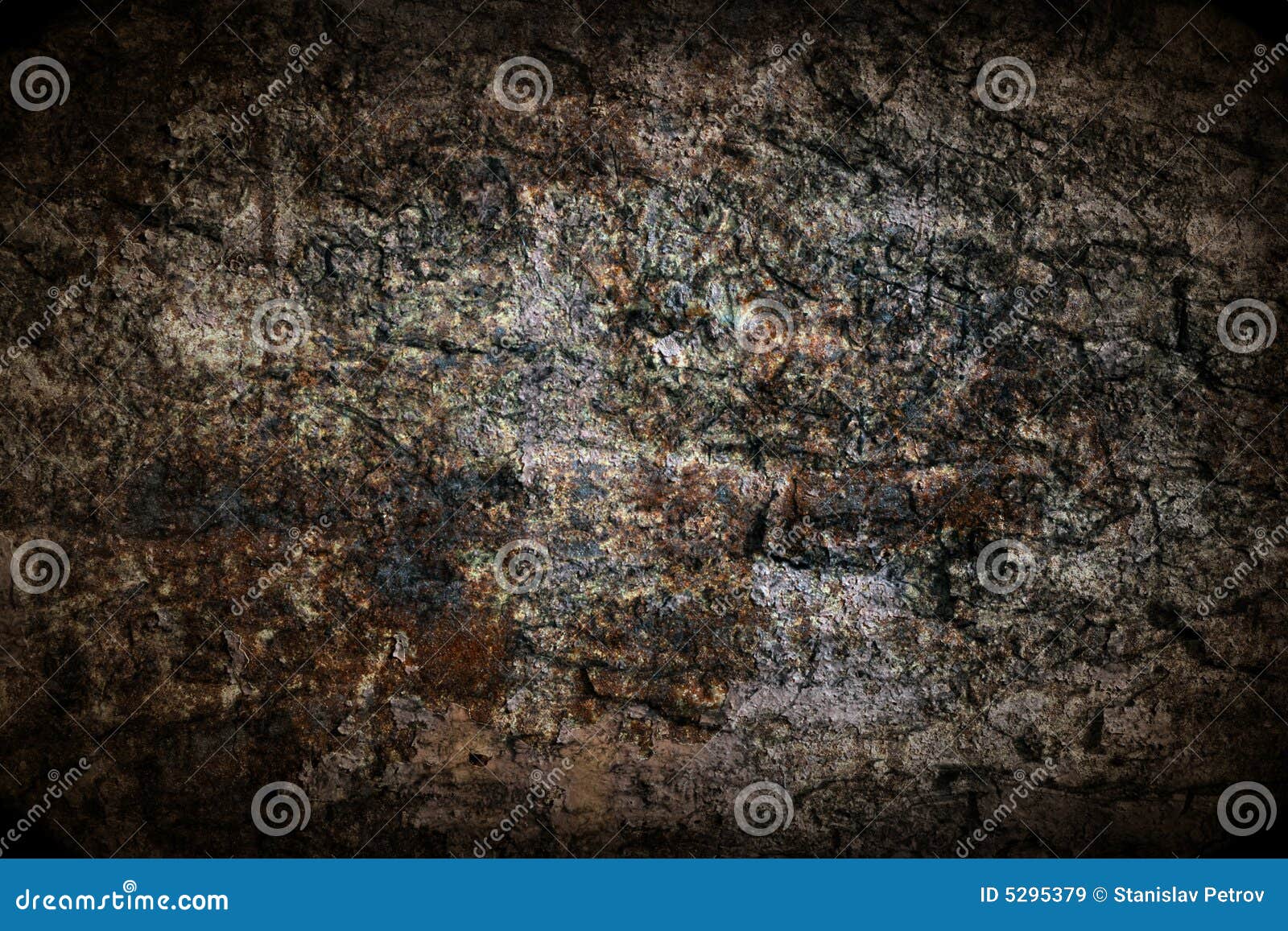Rusted Metal Wall with Border Stock Image - Image of panel, design: 5295379