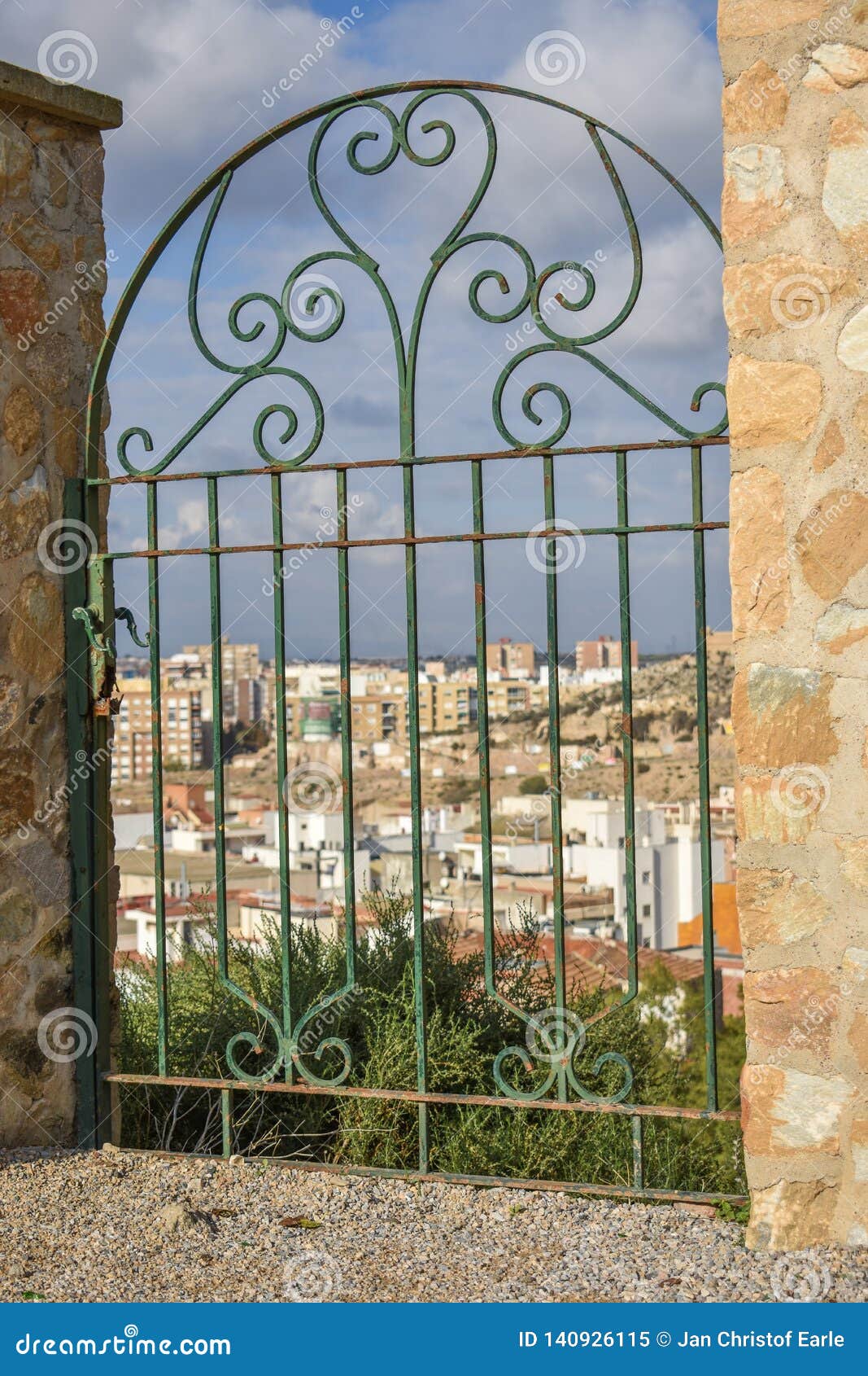 A rusted old gate stock image. Image of rusted, view - 140926115