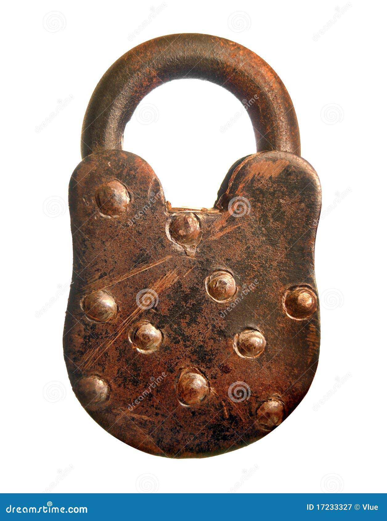 Rusted Padlock stock image. Image of steel, brown, shape - 17233327