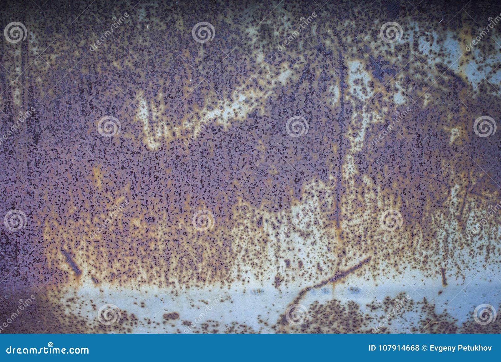Rusted Painted Iron. the Texture of Metal Stock Photo - Image of ...