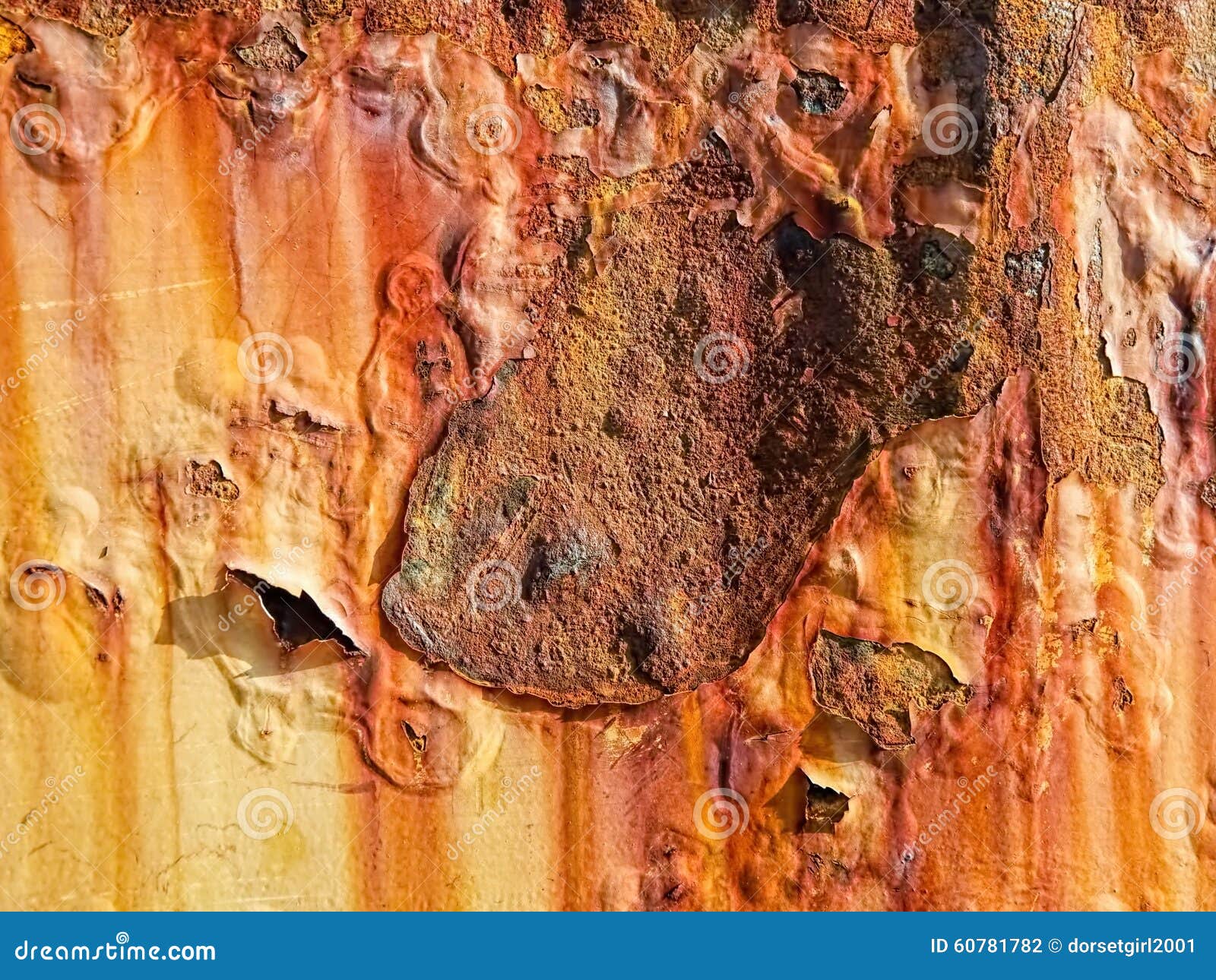 Rusted Patterns stock photo. Image of close, metal, colours - 60781782