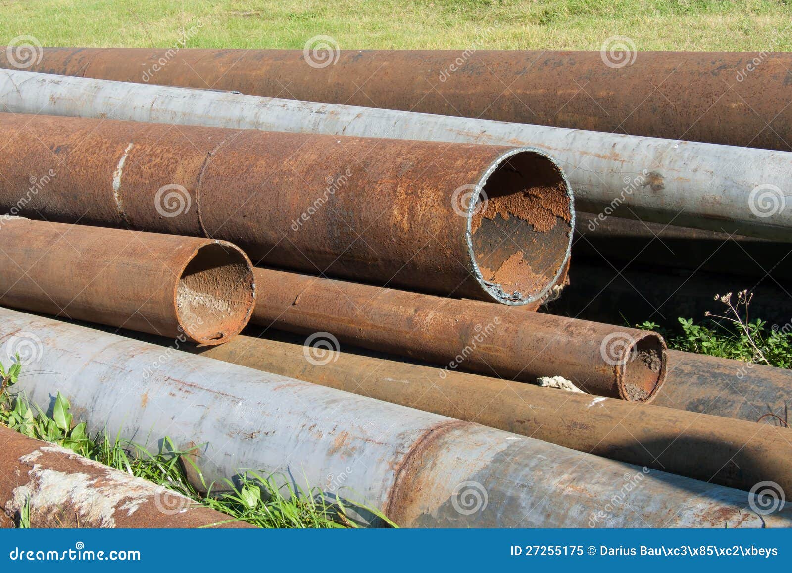 Rusted pipelines stock image. Image of plumbing, pipelines - 27255175
