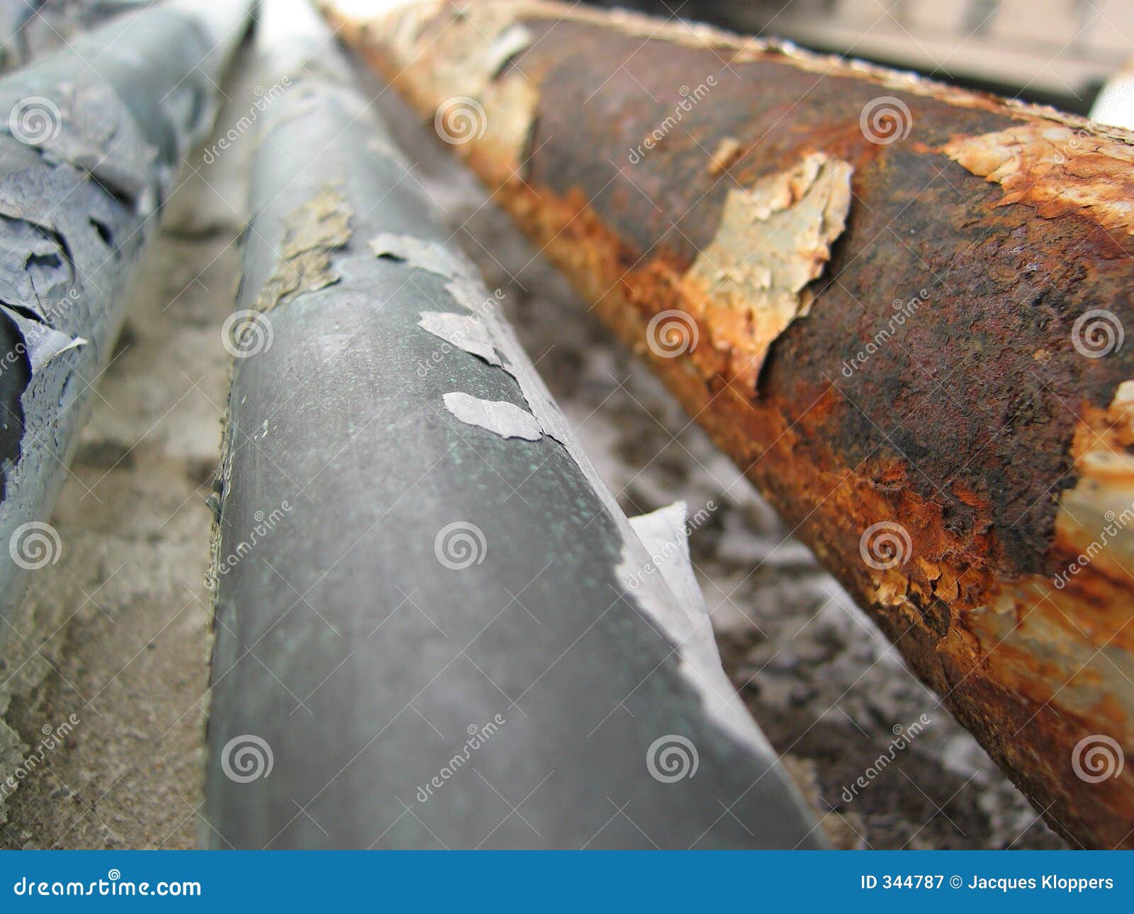 Rusted Pipes stock image. Image of length, industry, construction - 344787