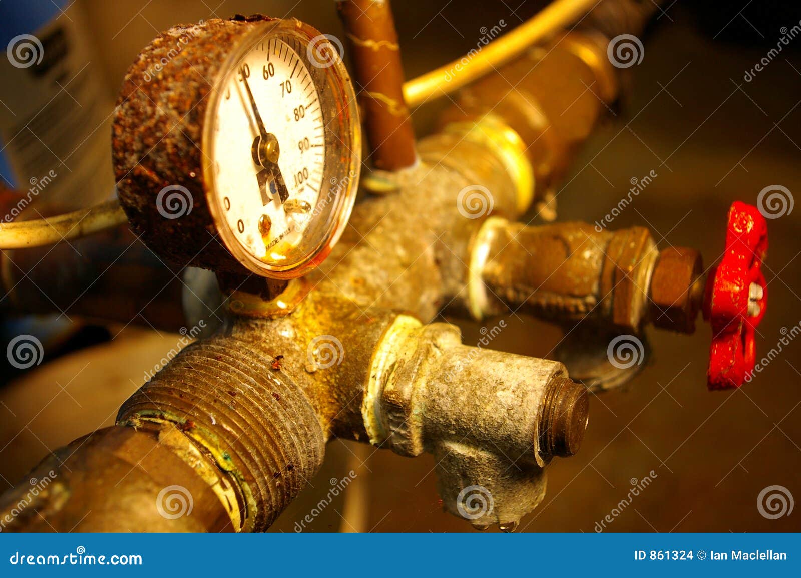 Rusted pipes stock photo. Image of plumbing, water, yellow - 861324
