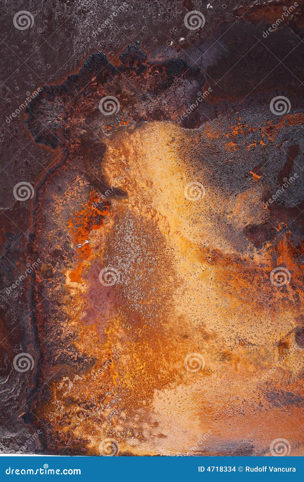 Rusted Plate stock photo. Image of surface, pattern, fire - 4718334