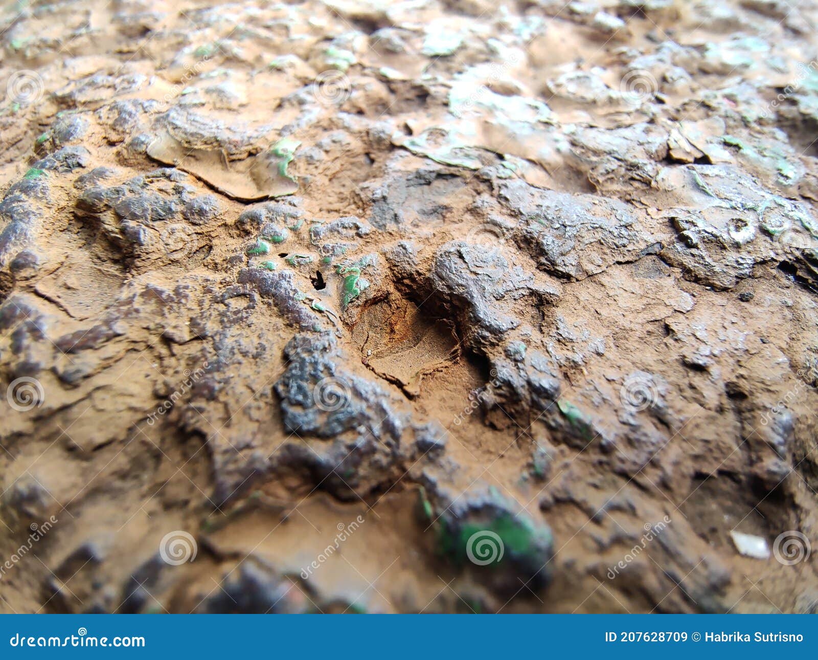 Rusted Platform Floor from Closed Look Stock Image - Image of wood ...