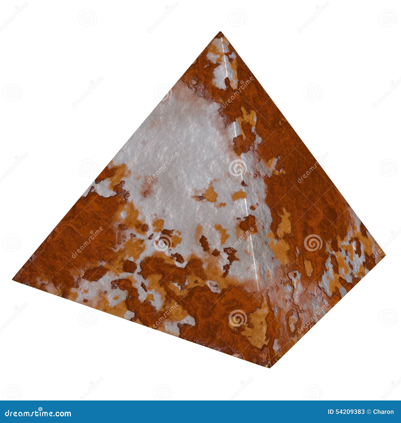 Rust Pyramid Rustic Metal Textures Stock Image - Image of aged, element ...
