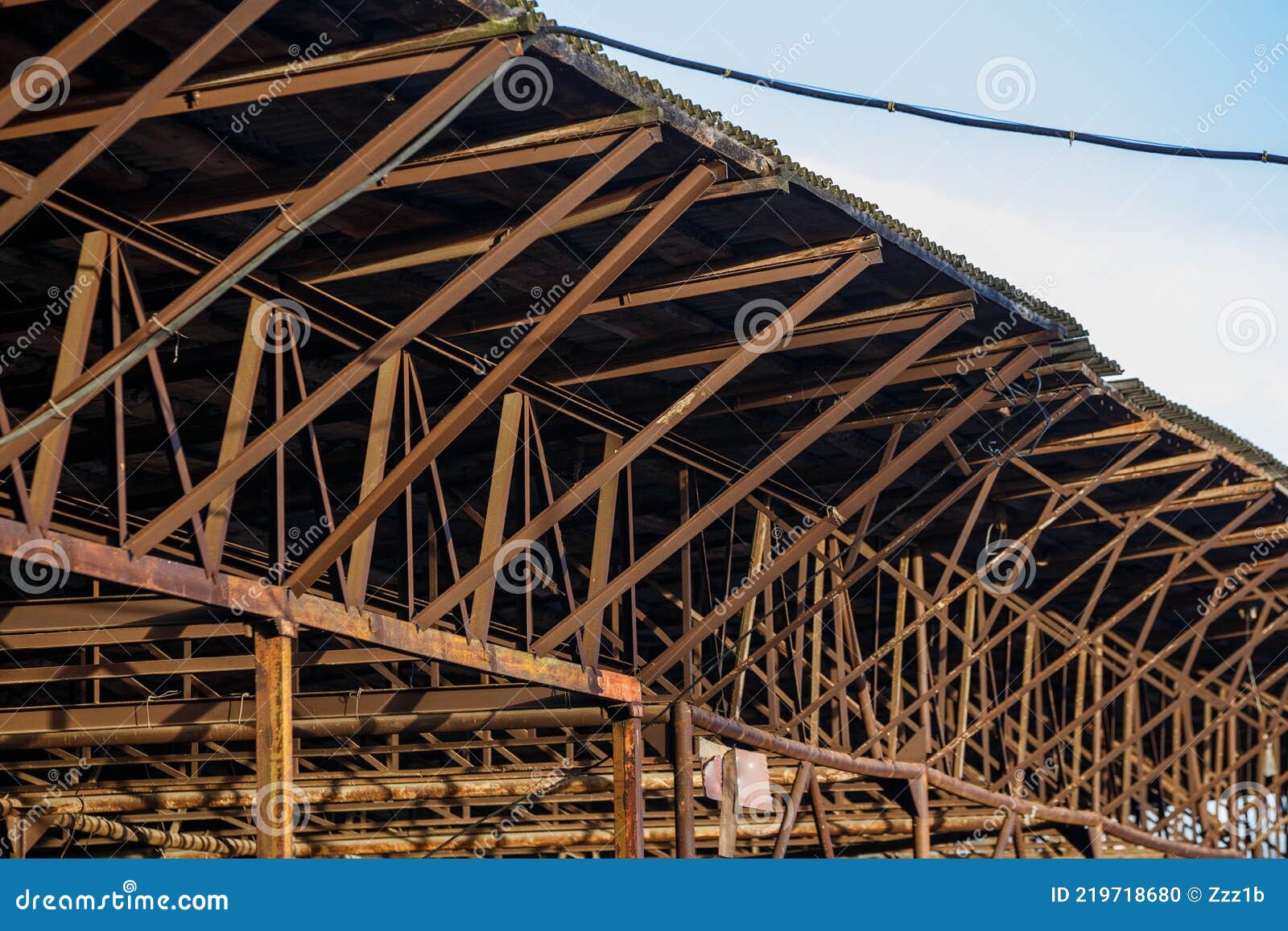 Rusted Tin Roof Royalty-Free Stock Photo | CartoonDealer.com #113608065