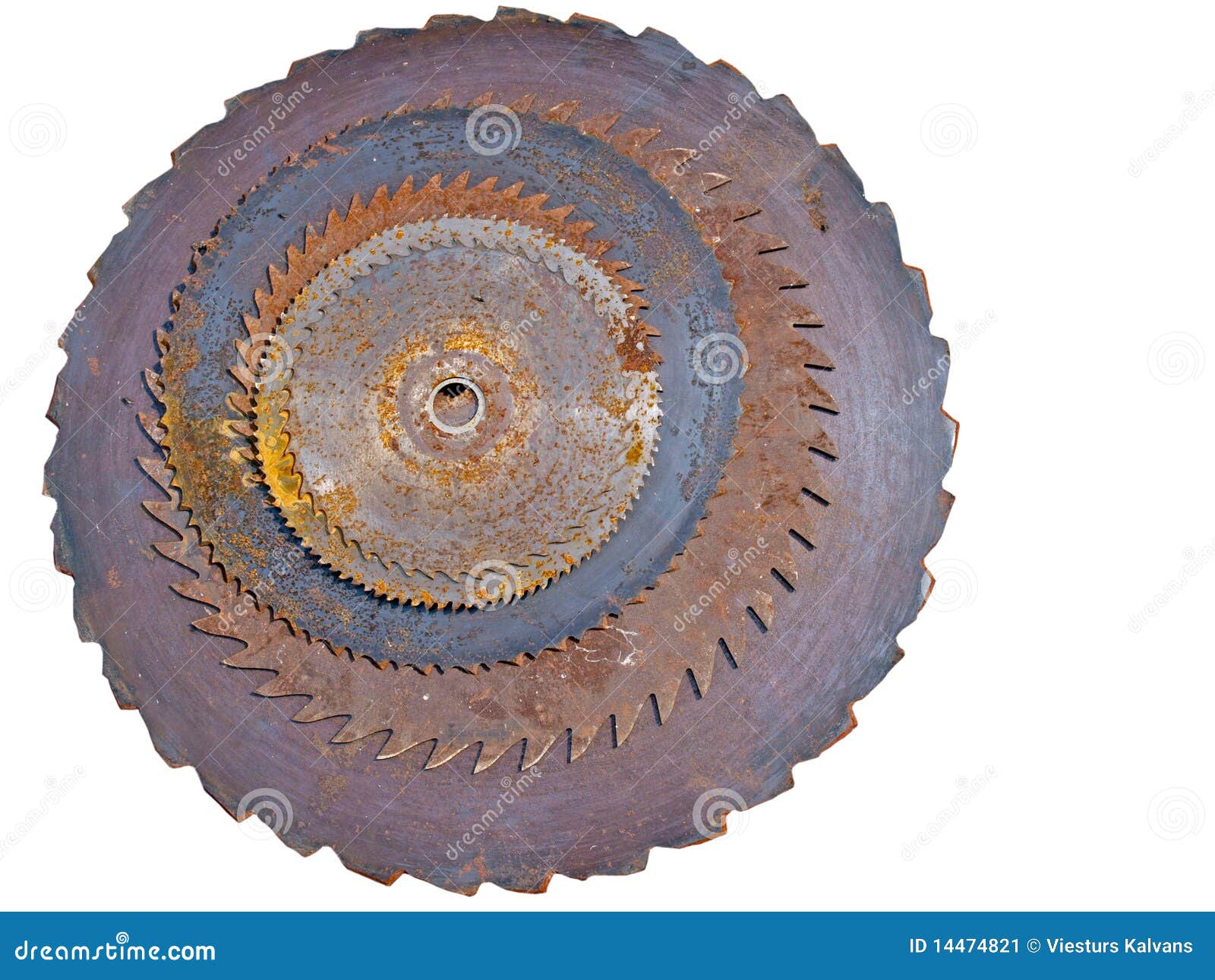 Rusted saw blades stock image. Image of iron, metal, white - 14474821