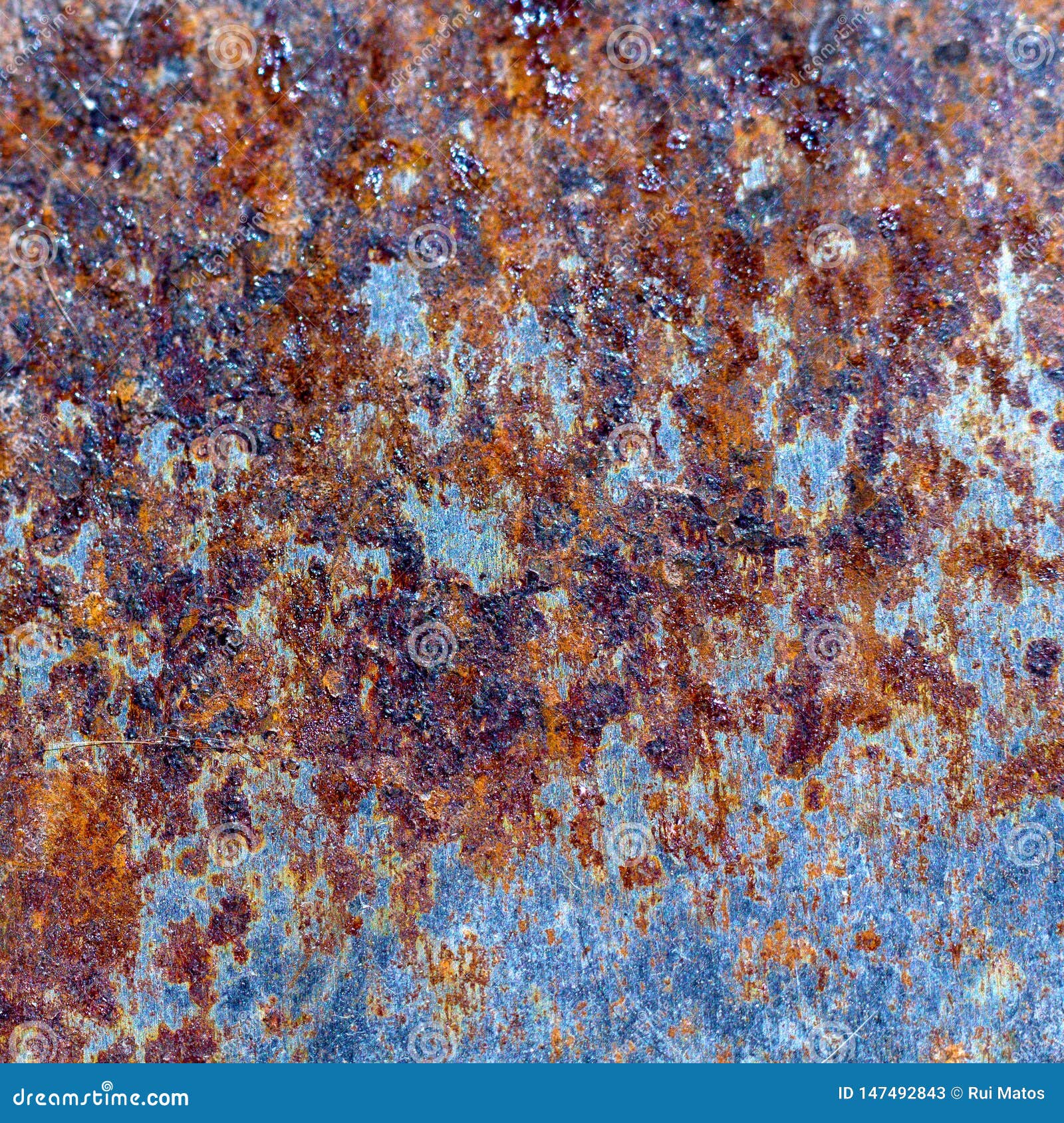 Rusted sheet metal stock image. Image of oxidization - 147492843
