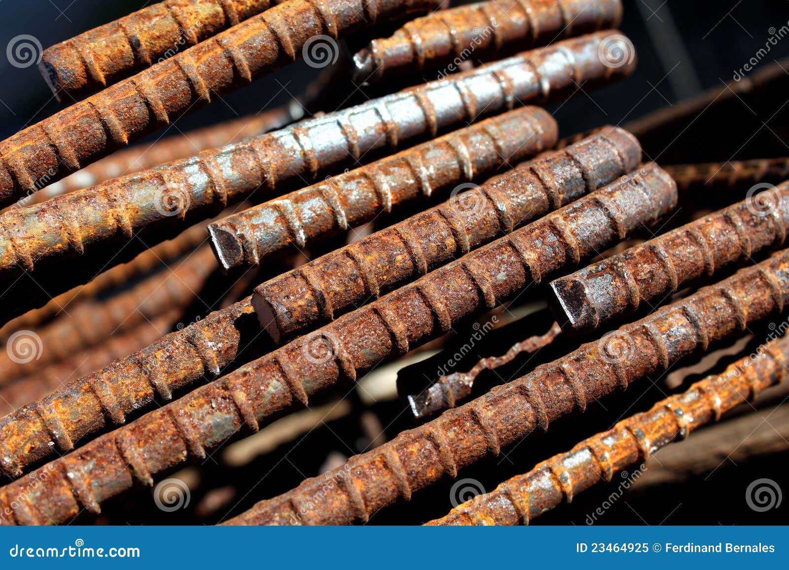 Rusted Steel stock image. Image of rust, junk, bars, metal - 23464925