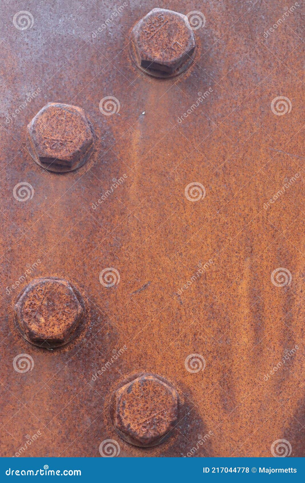 Rusted Steel Bridge Rivet Study Stock Photo - Image of study, oxidation ...