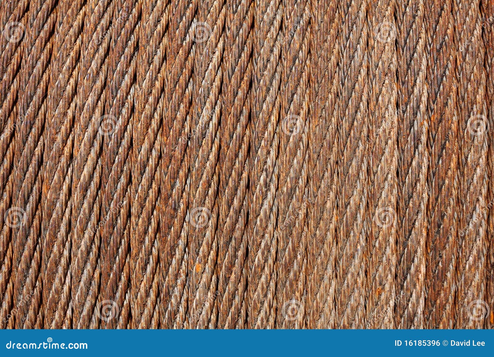 Rusted Steel Cable stock photo. Image of cable, horizontal - 16185396
