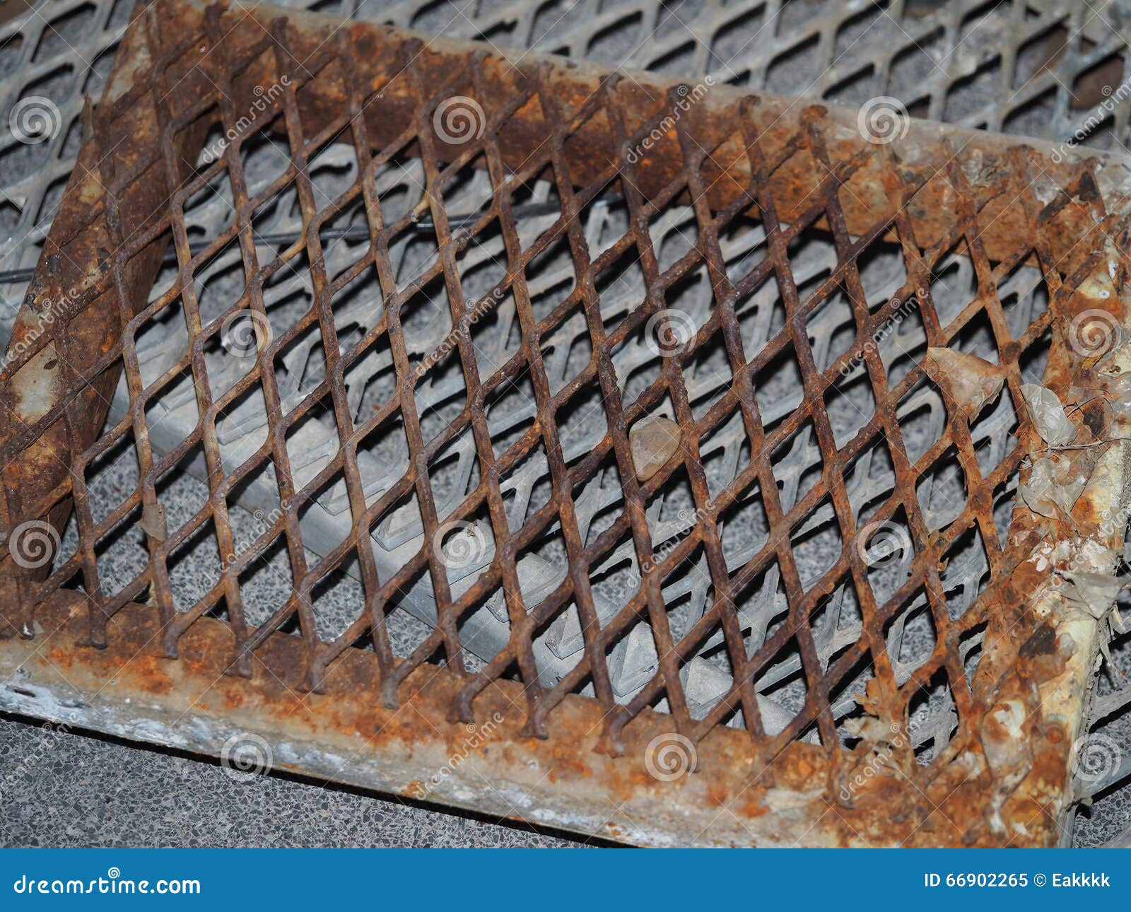 Rusted steel drain grate stock image. Image of decoration - 66902265