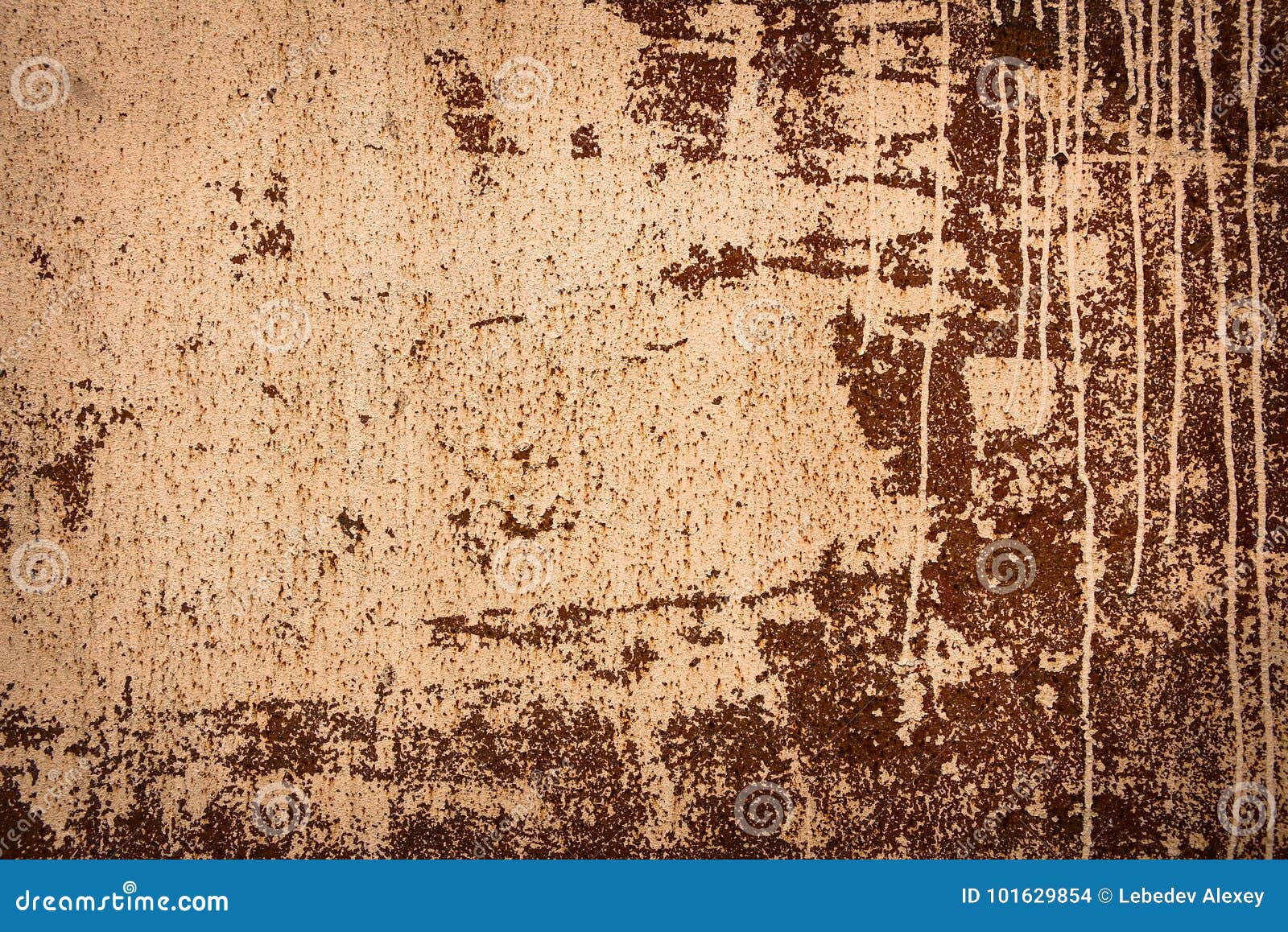 Rusted Texture with Dripping Paint Stock Photo - Image of dirty, heavy ...