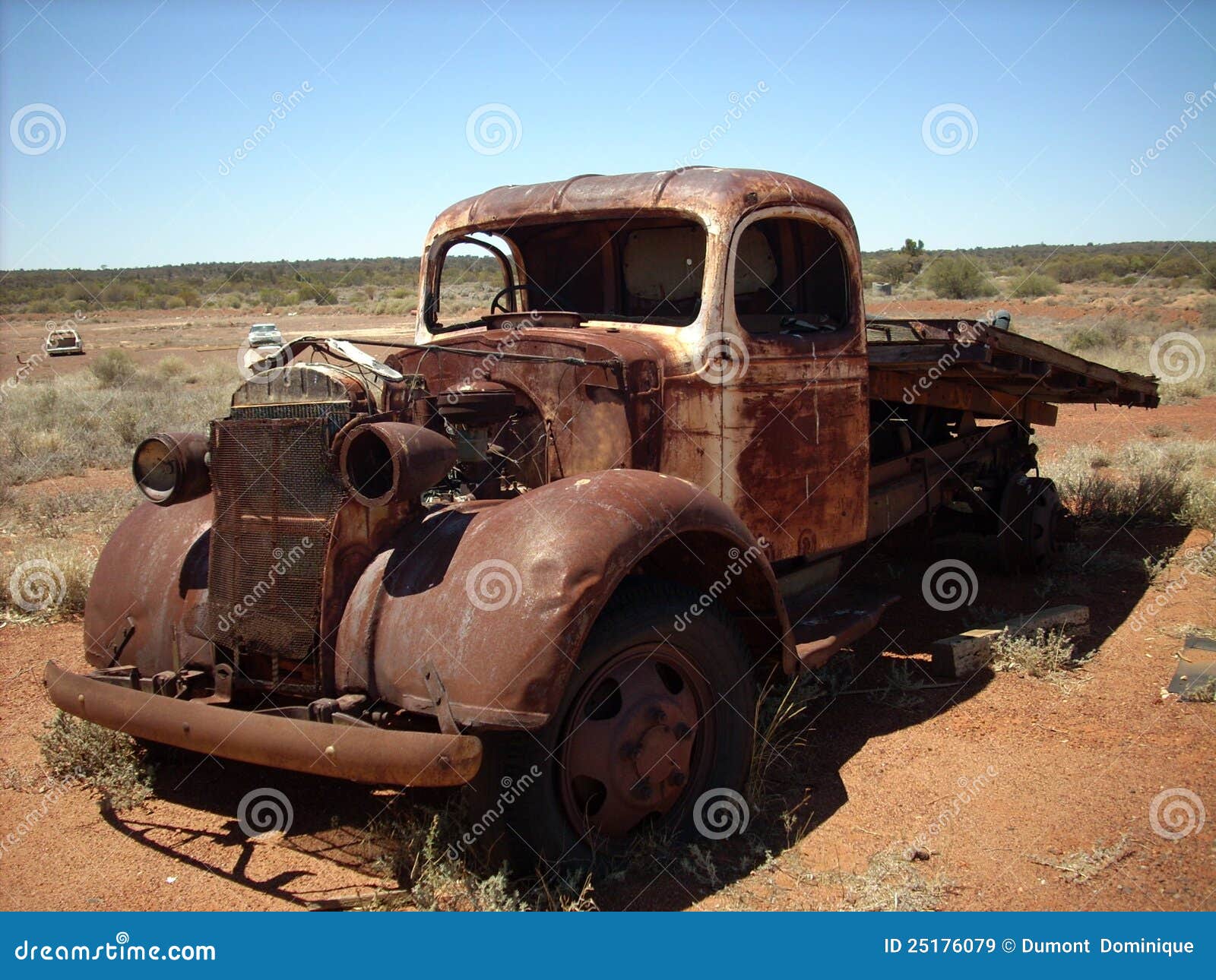 Rusted truck stock image. Image of space, brown, outback - 25176079