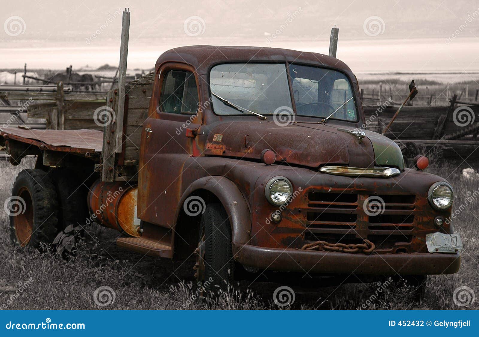 Rusted truck stock photo. Image of retired, automobile - 452432