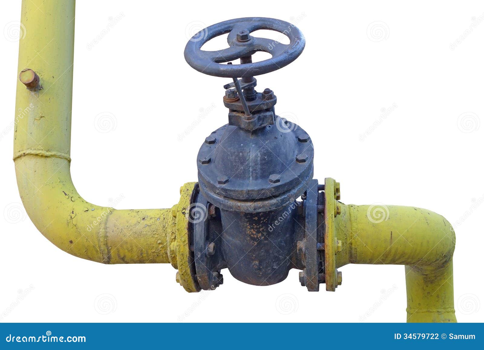 Rusted valve stock photo. Image of broken, pipe, construction - 34579722