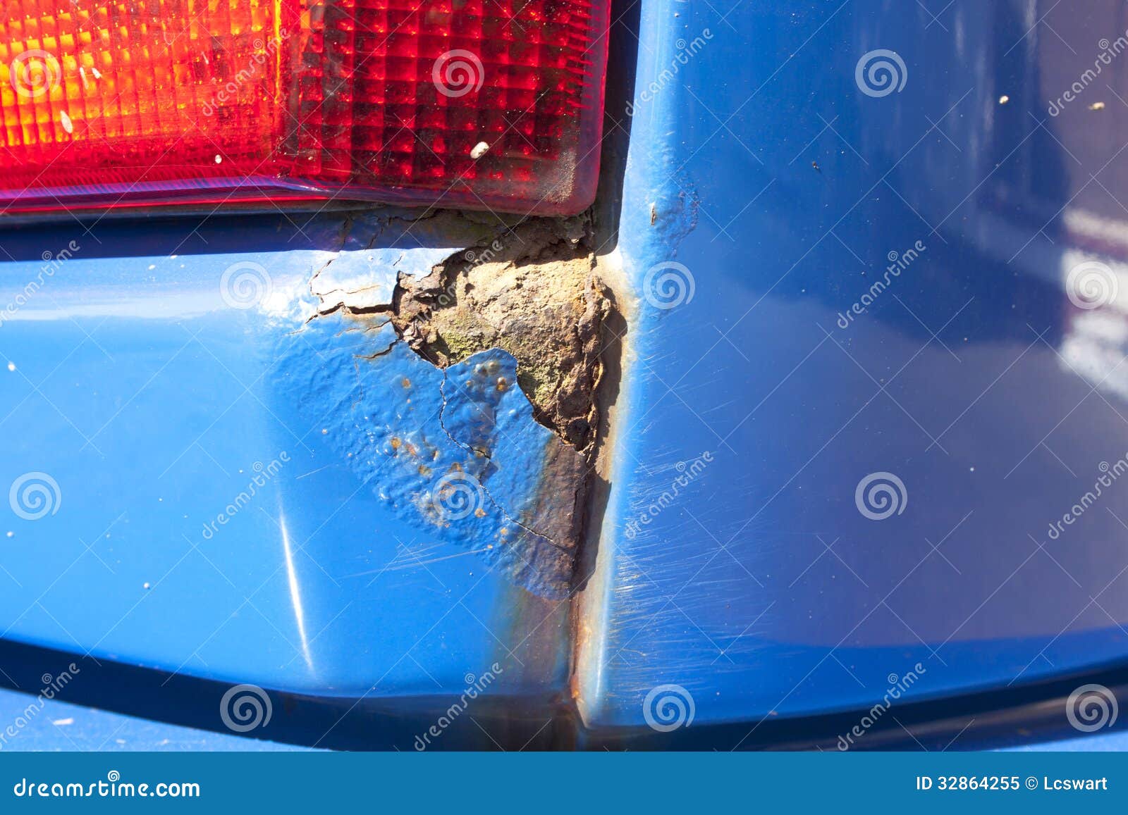 Rusted Vehicle Tail Light stock image. Image of repair - 32864255