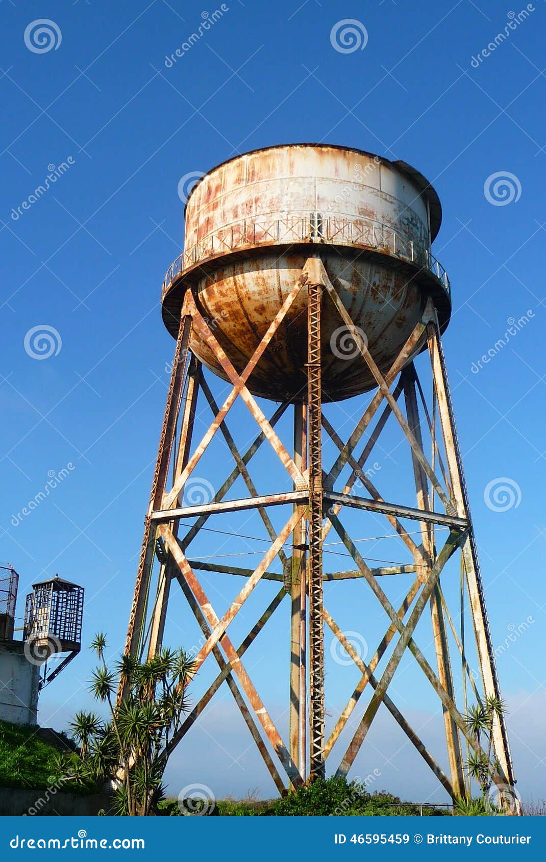 Rusted Water Tower stock image. Image of rusted, tower - 46595459