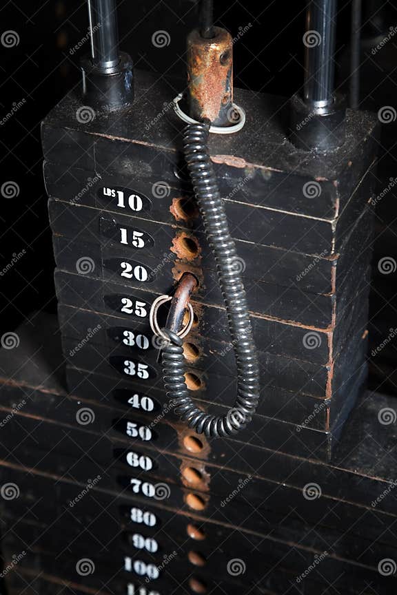Rusted Weight Stack stock image. Image of arranged, healthy - 28903609