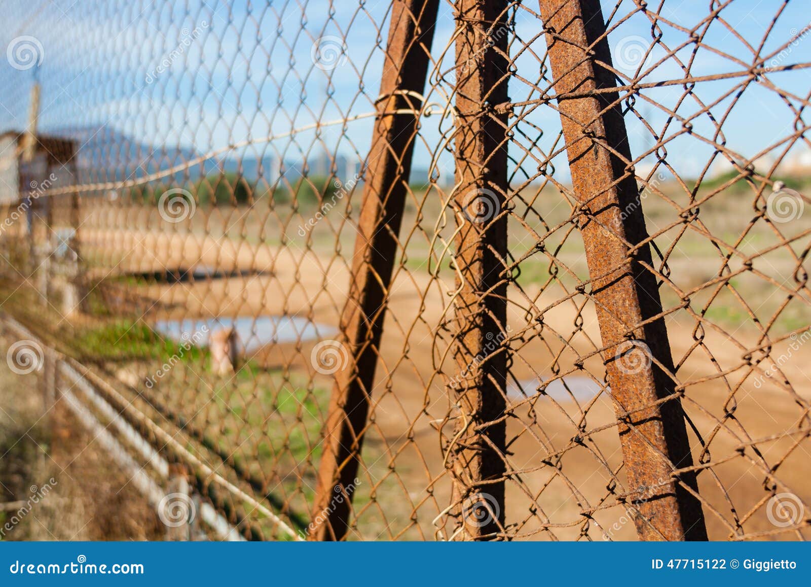 Rusted wire netting stock photo. Image of strength, rust - 47715122