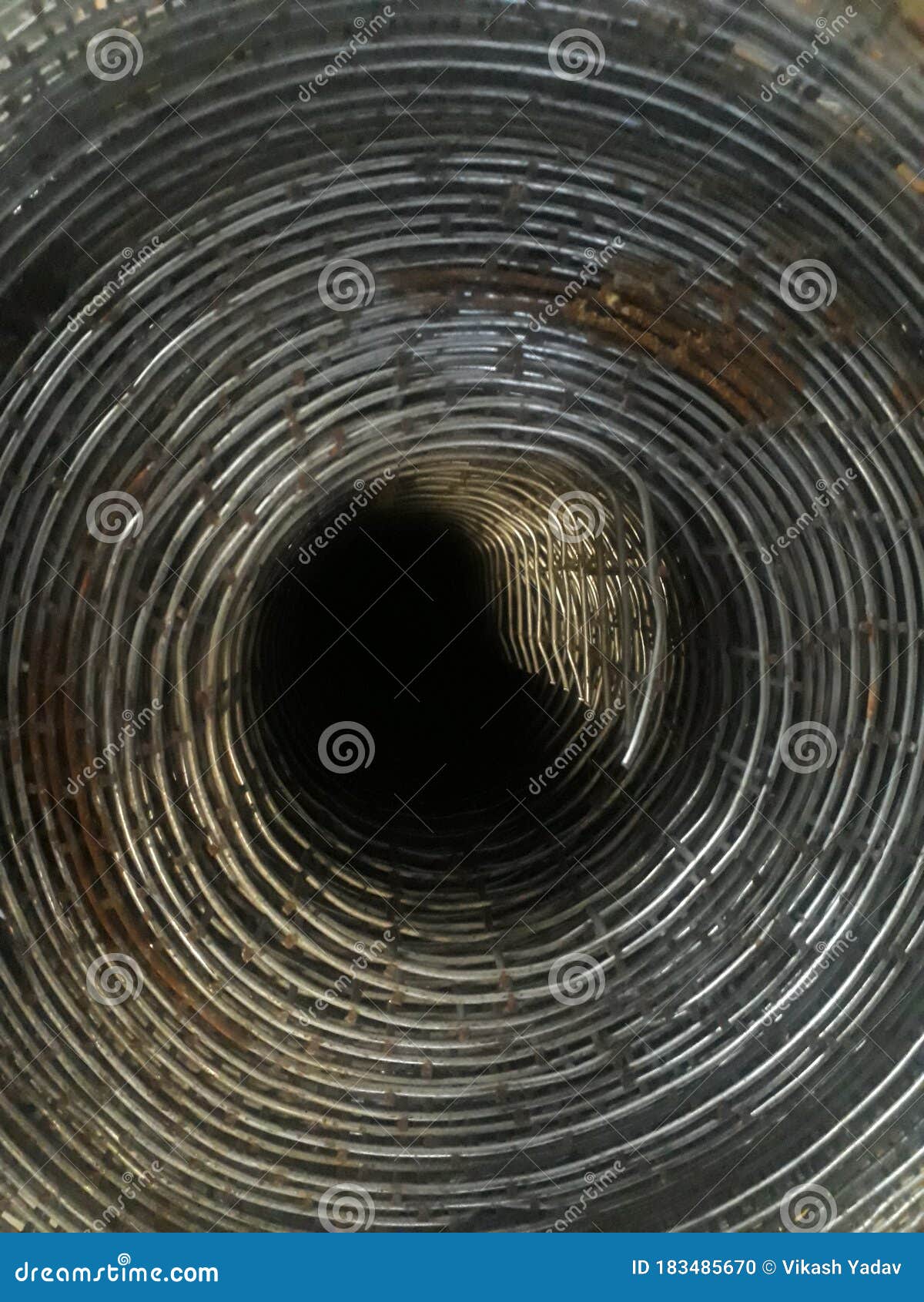 Rusted Wiremess Role for Boundary Wall Stock Photo - Image of 25x25 ...