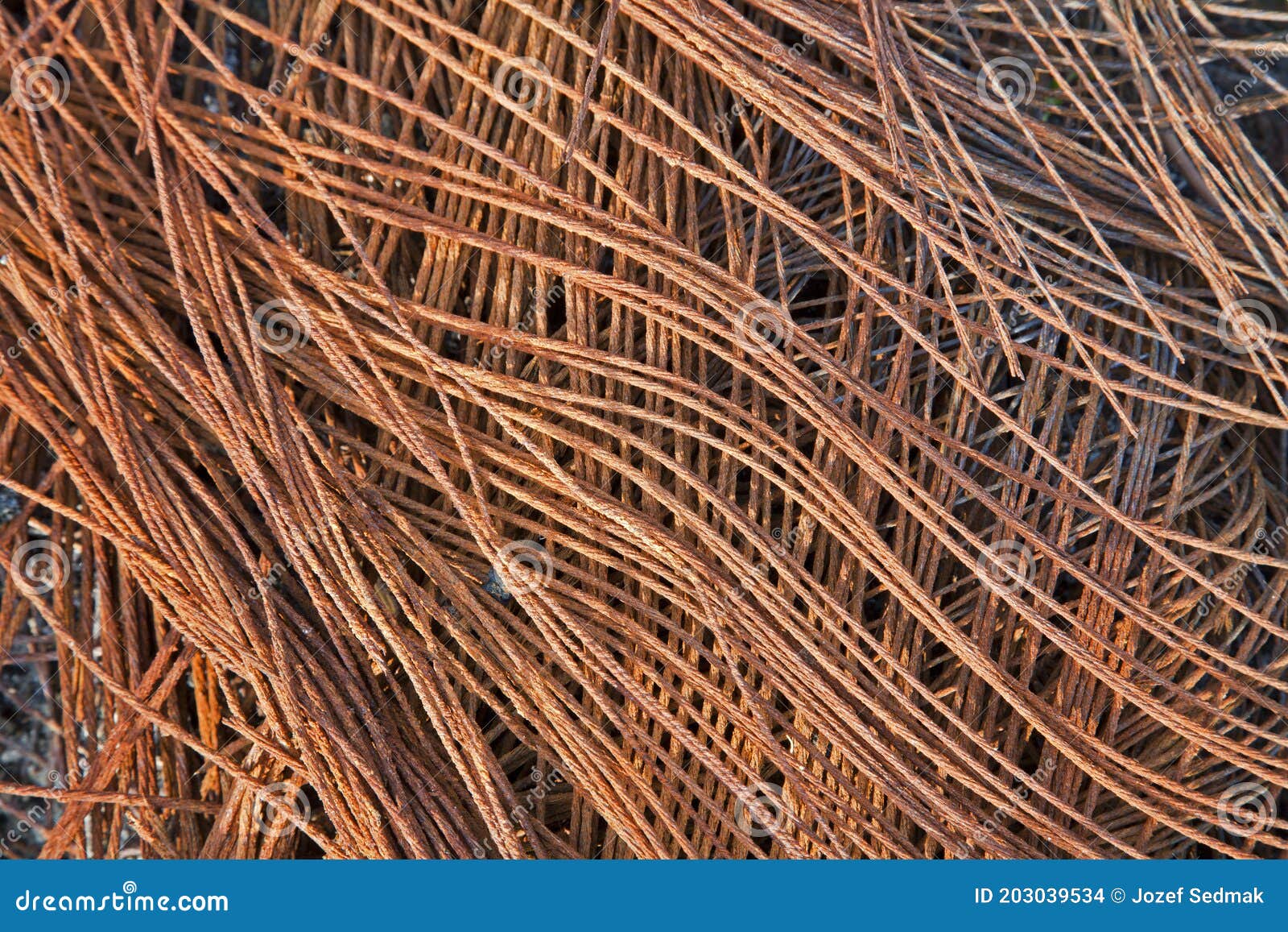 The Rusted Wires Background - Detail. Stock Photo - Image of rust ...