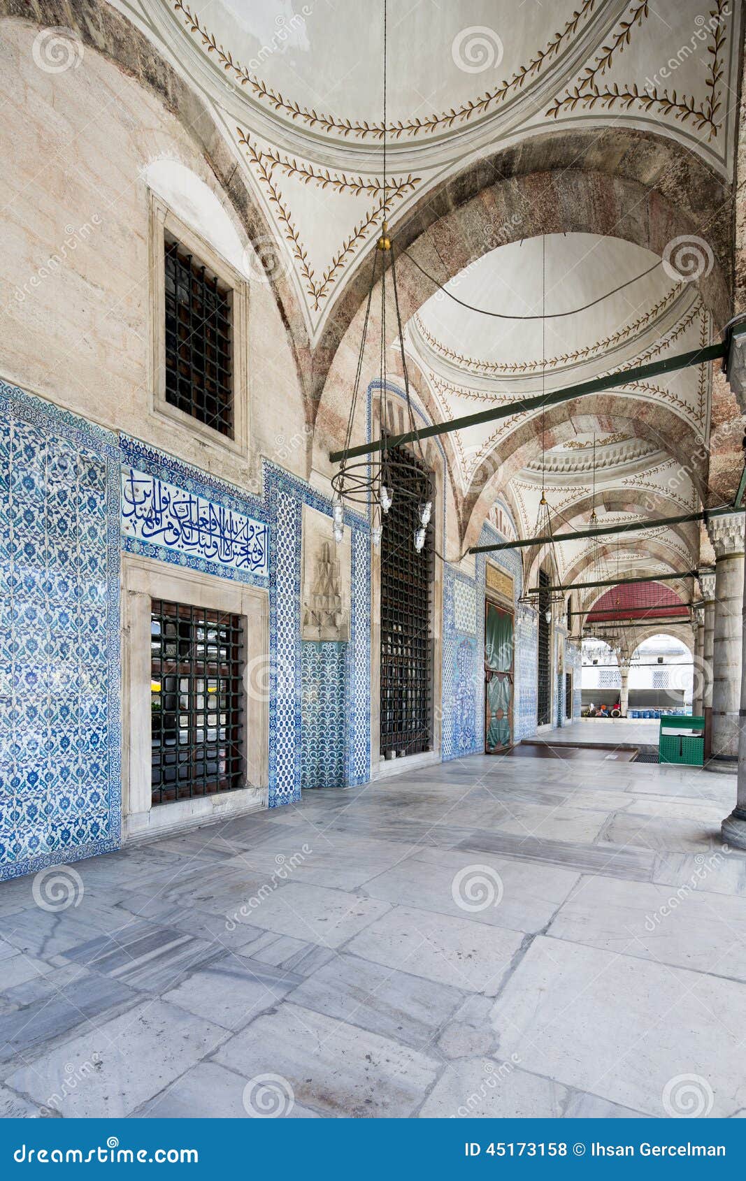 Rustem Pasa Mosque, Istanbul, Turkey Stock Photo - Image of wall ...
