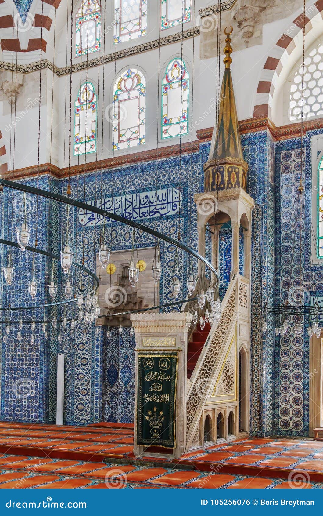 Rustem Pasha Mosque, Istanbul Photo stock - Image du pacha, artisanat ...