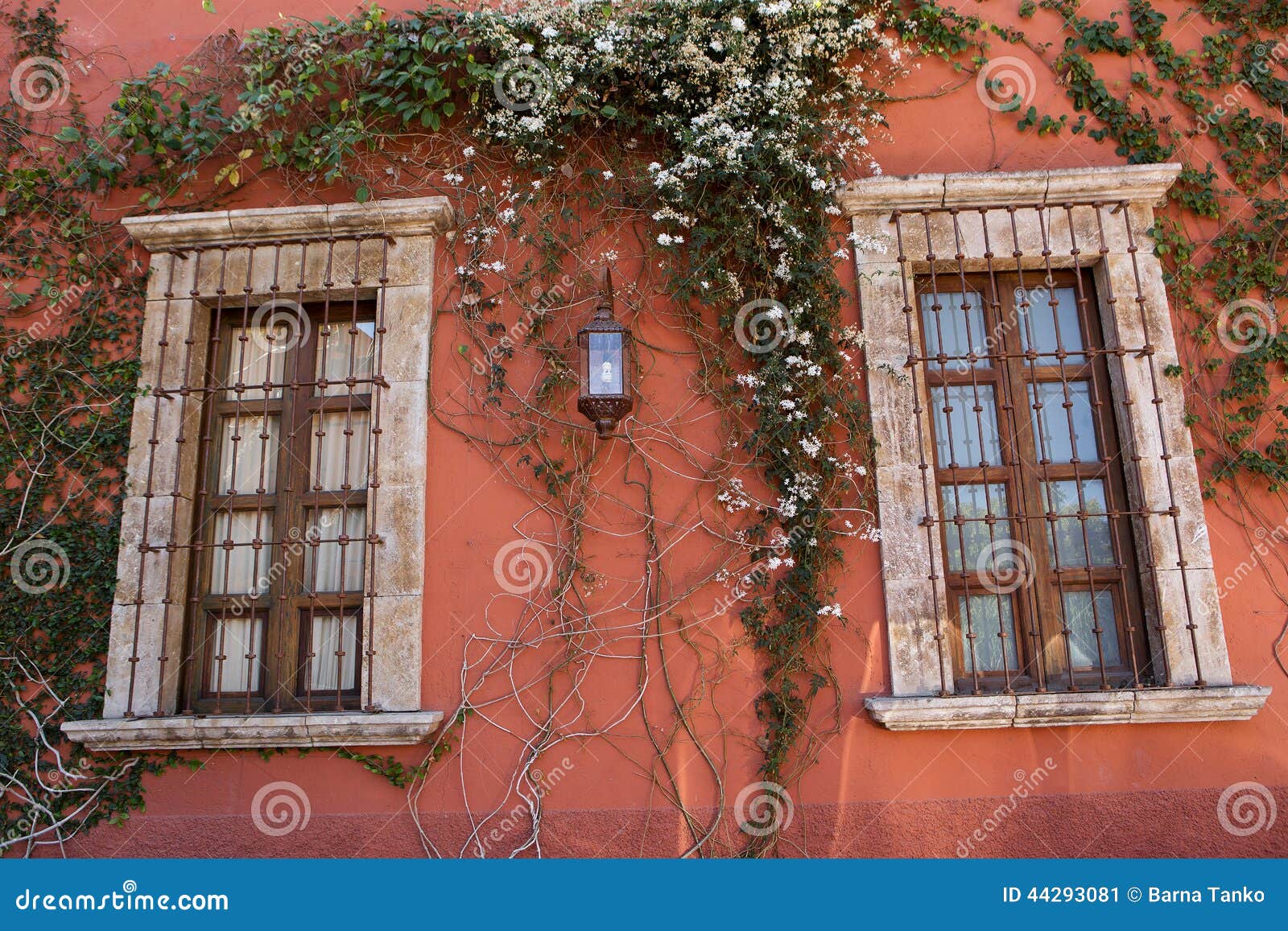 Rustic adobe exterior stock image. Image of adobe, spanish - 44293081