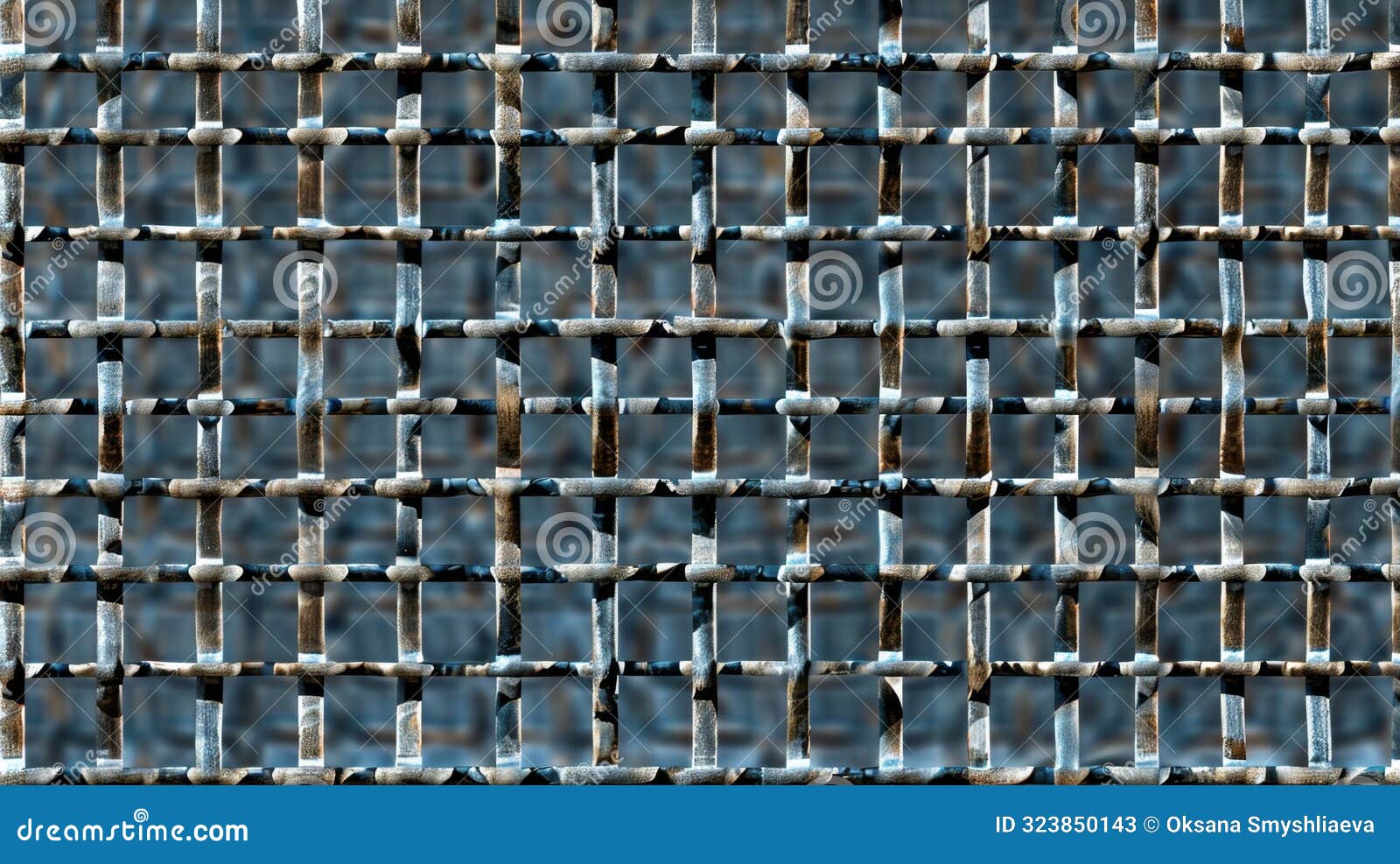 Rustic Aged Wood And Metal Grid Texture Royalty-Free Stock Photography ...